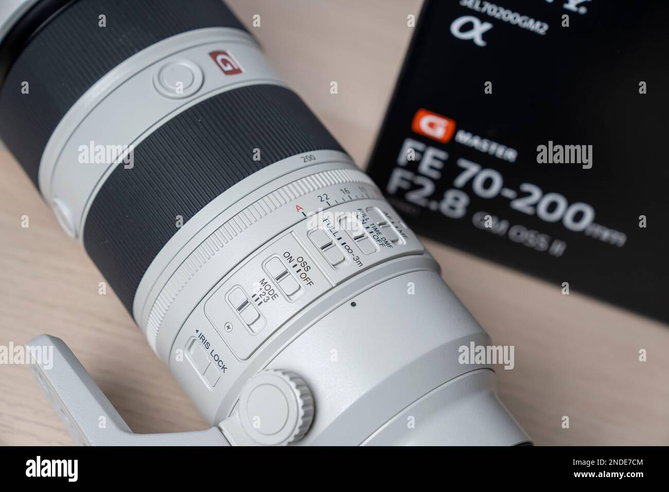 New G-Master Sony FE 70-200mm f2.8 GM OSS II lens and box. Unboxing ...