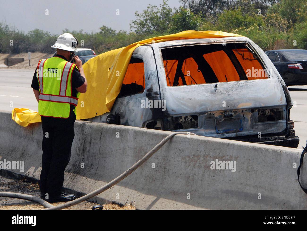 In this Saturday July 10, 2010 photo, Los Angeles Fire Department ...