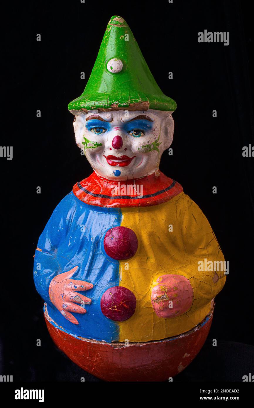 Old clown toy hi-res stock photography and images - Alamy