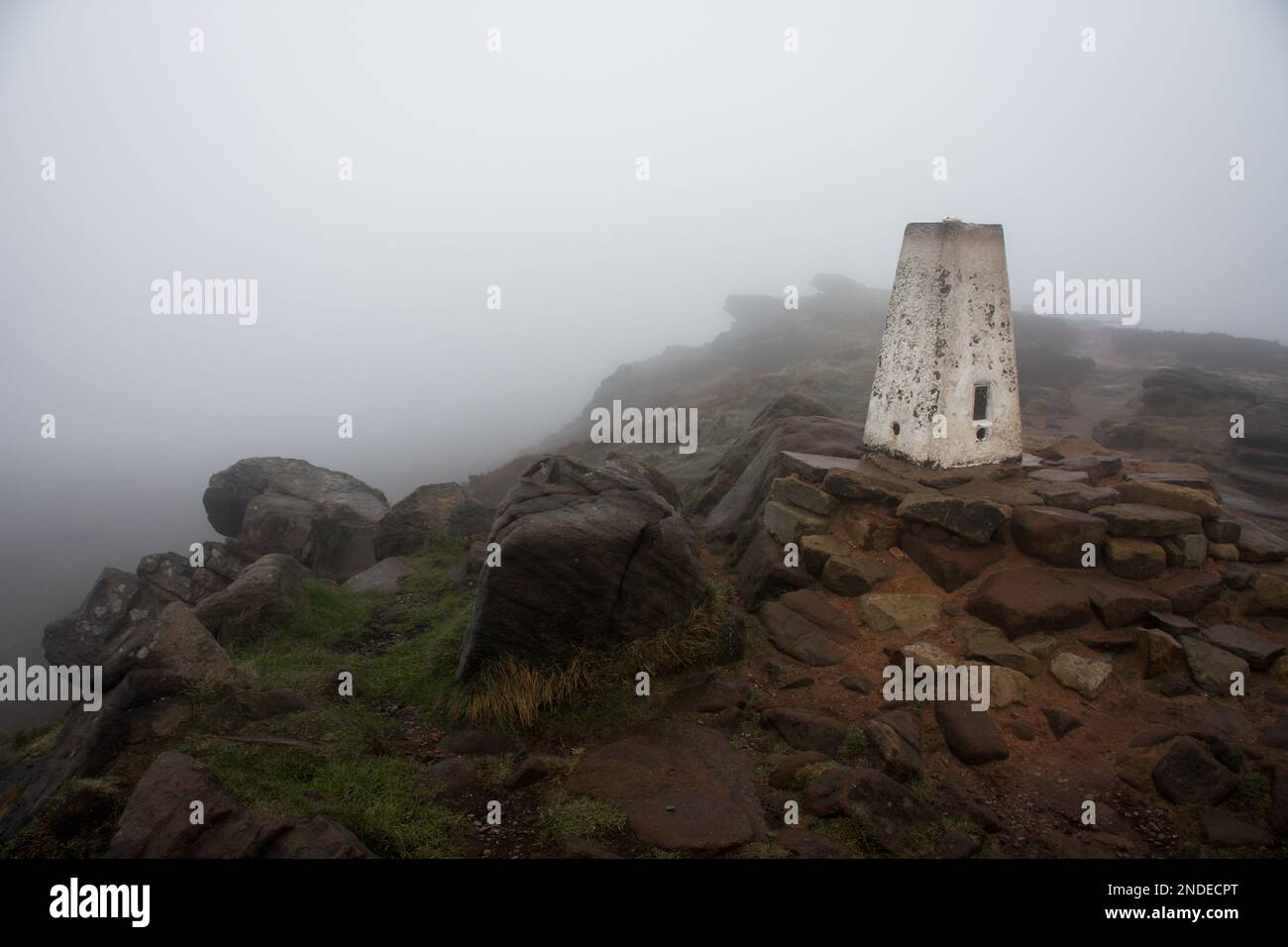 A very foggy and gloomy day in the Staffordshire Moorlands as The ...