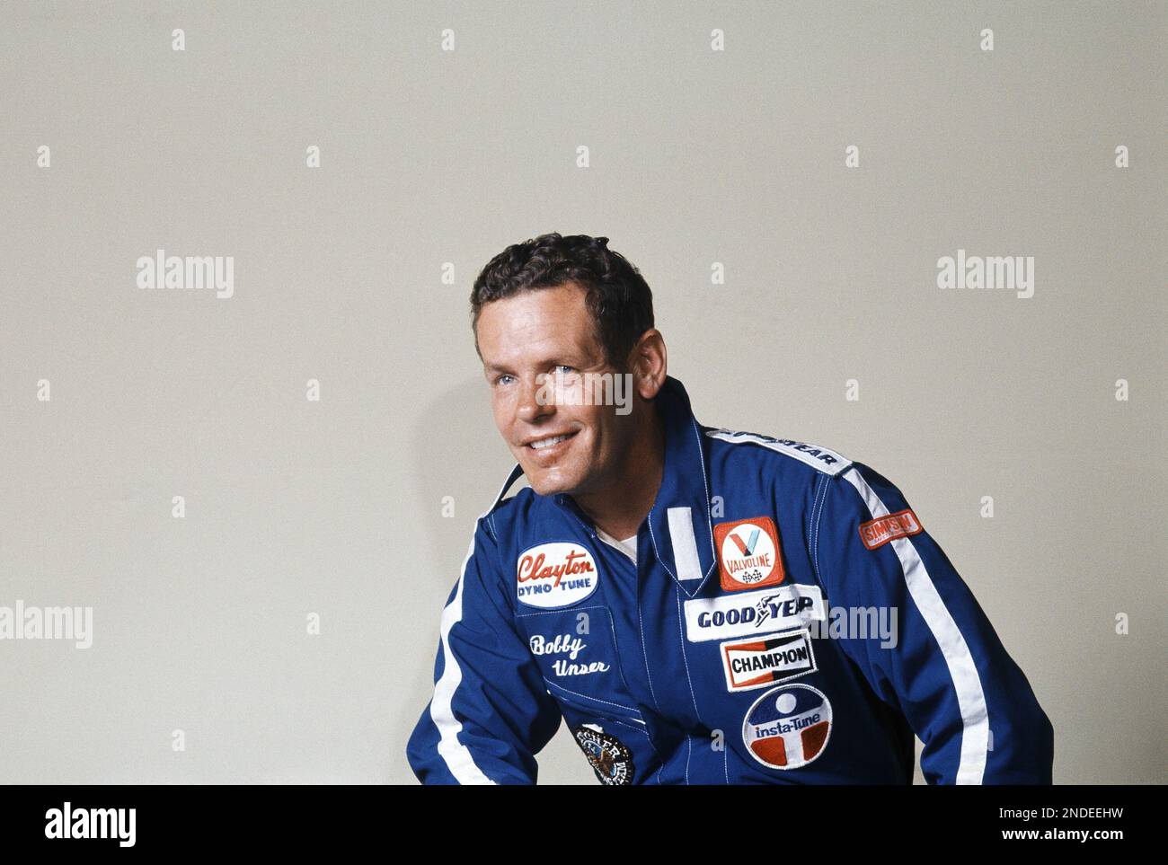 Race car driver Bobby Unser is shown in 1977. (AP Photo Stock Photo - Alamy