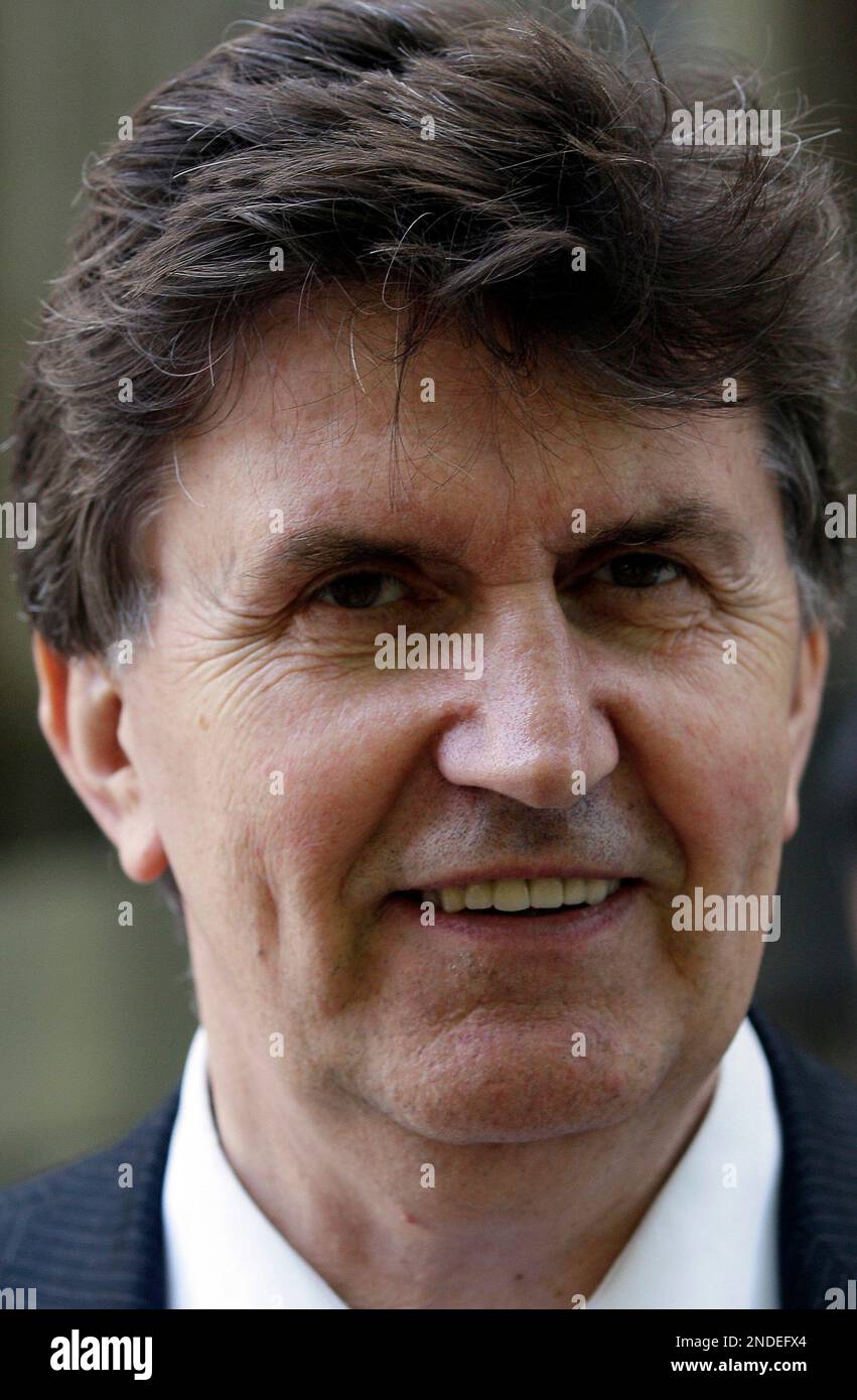 Former Bosnian president Ejup Ganic leaves an extradition hearing at ...