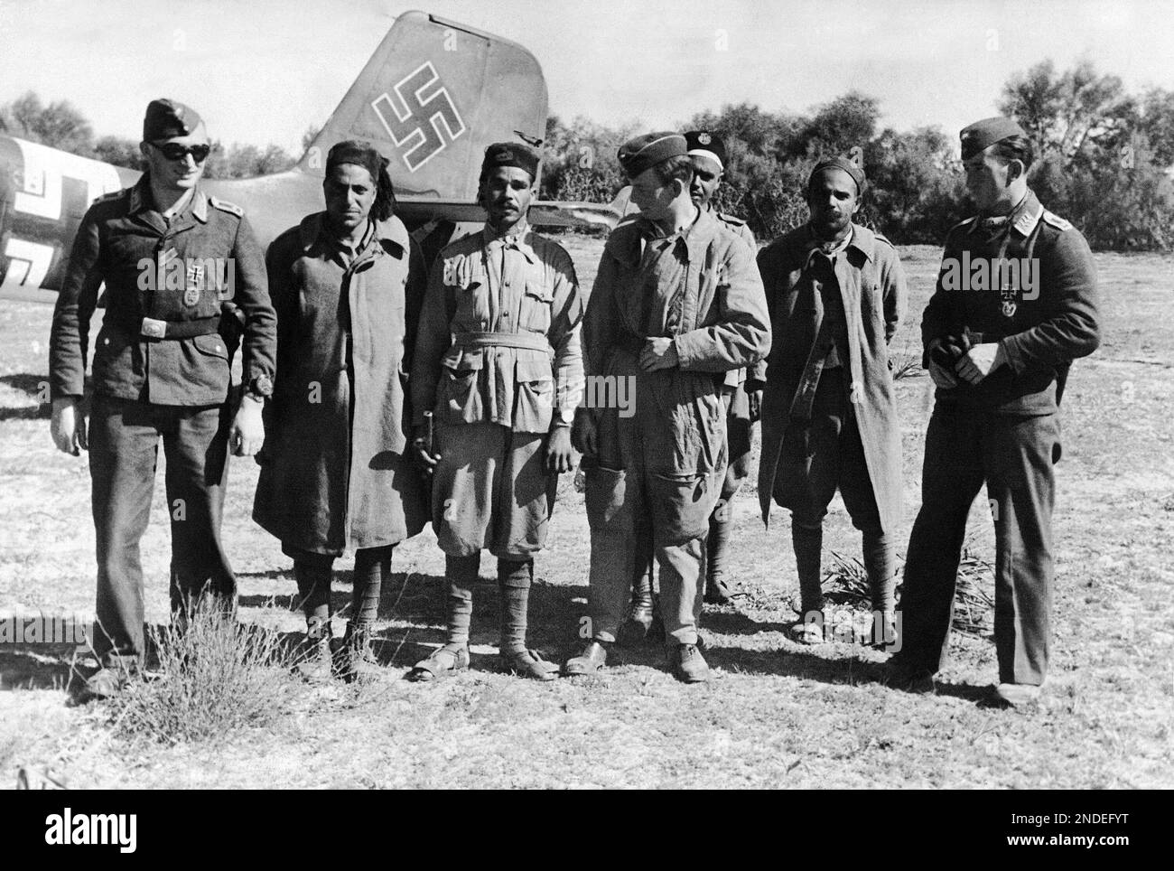 Italian colonial soldiers are faithful assistants to their German ...