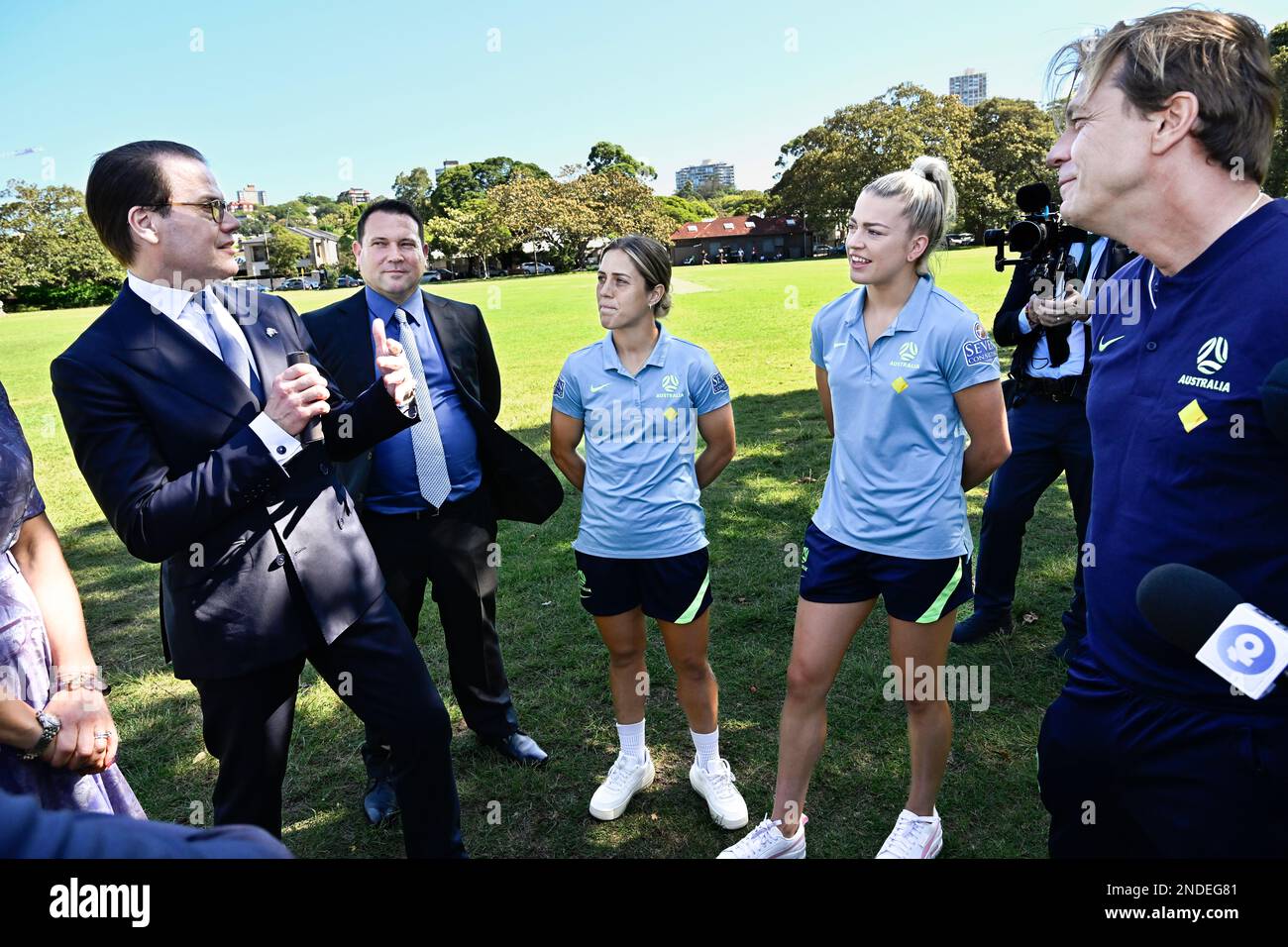 Prince Daniel met the Australian players Katrina Gorry and Charlotte ...
