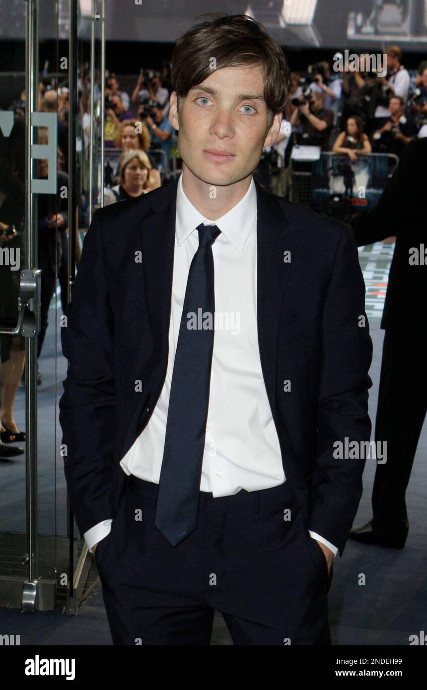 British actor Cillian Murphy arrives at the World Premiere of Inception ...