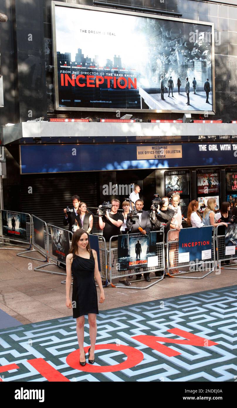 Cast member Canadian actress Ellen Page arrives for the world premiere ...
