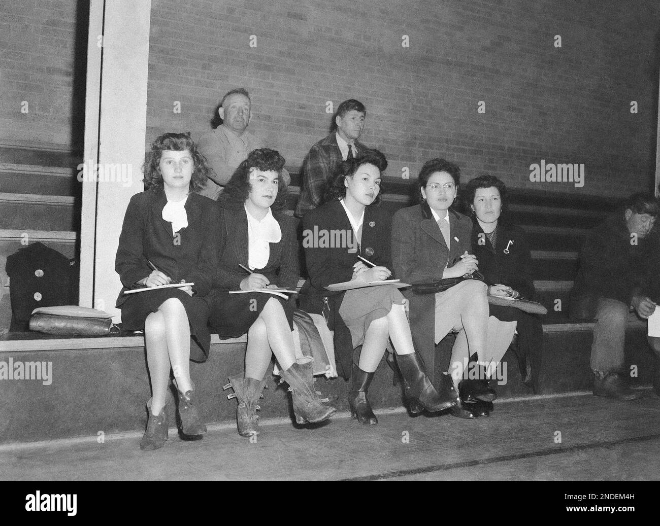 Descendants of the first Americans, these girls attended the annual ...