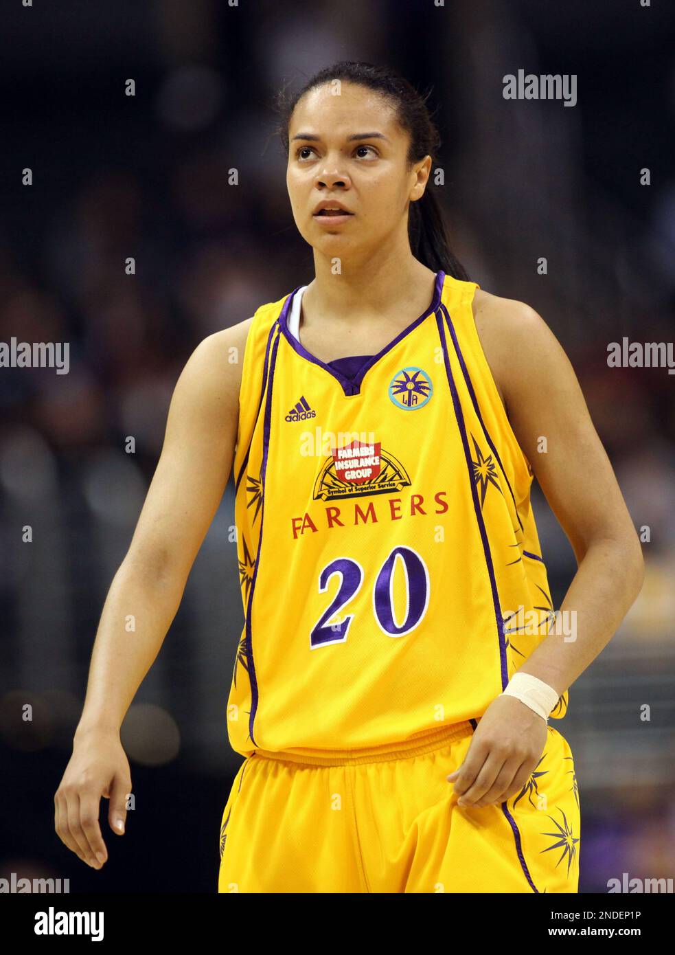 Los Angeles Sparks' Kristi Toliver during the first half of a WNBA ...