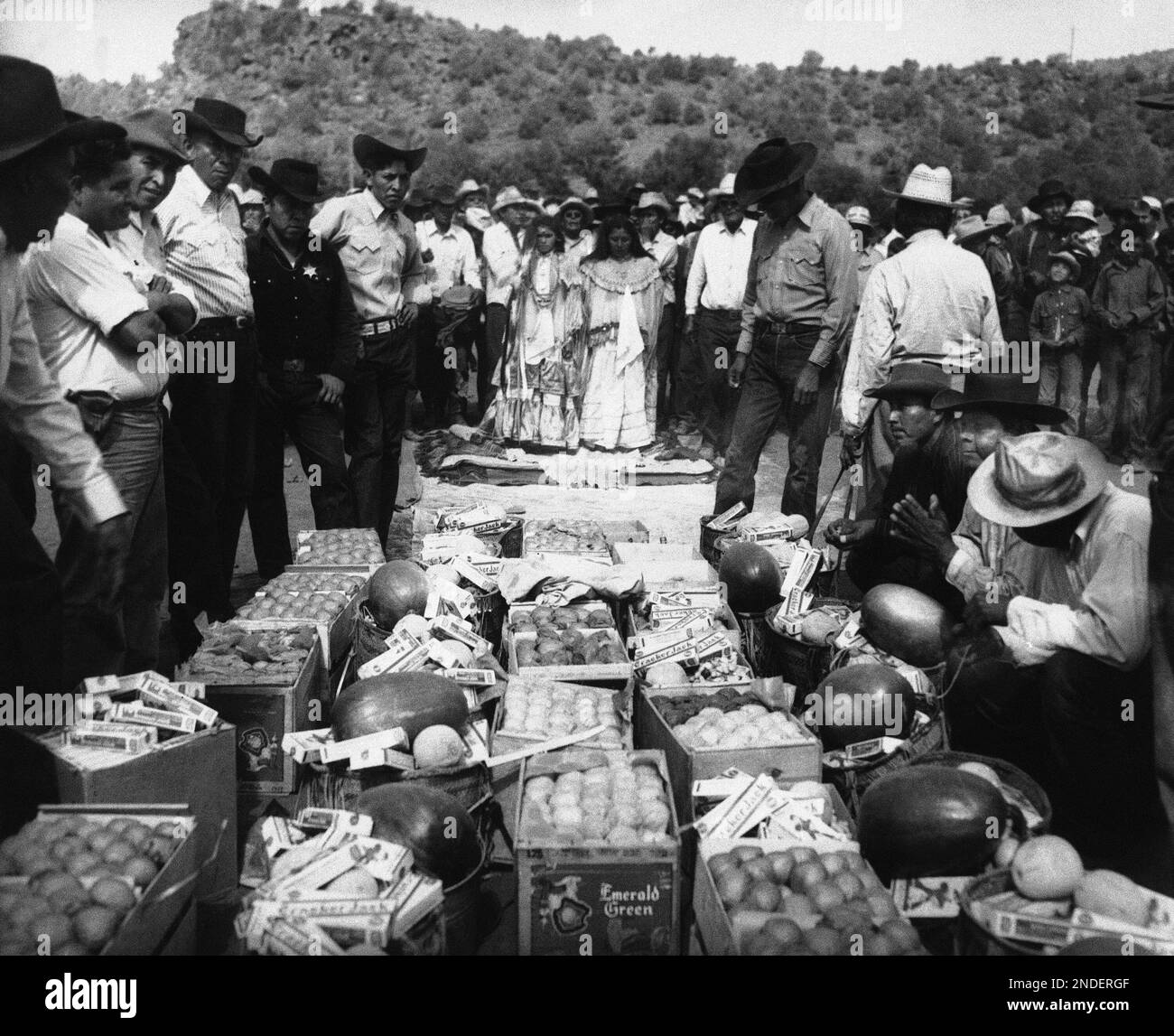 An Apache Indian girl has a ritual party when she comes of age. The ...