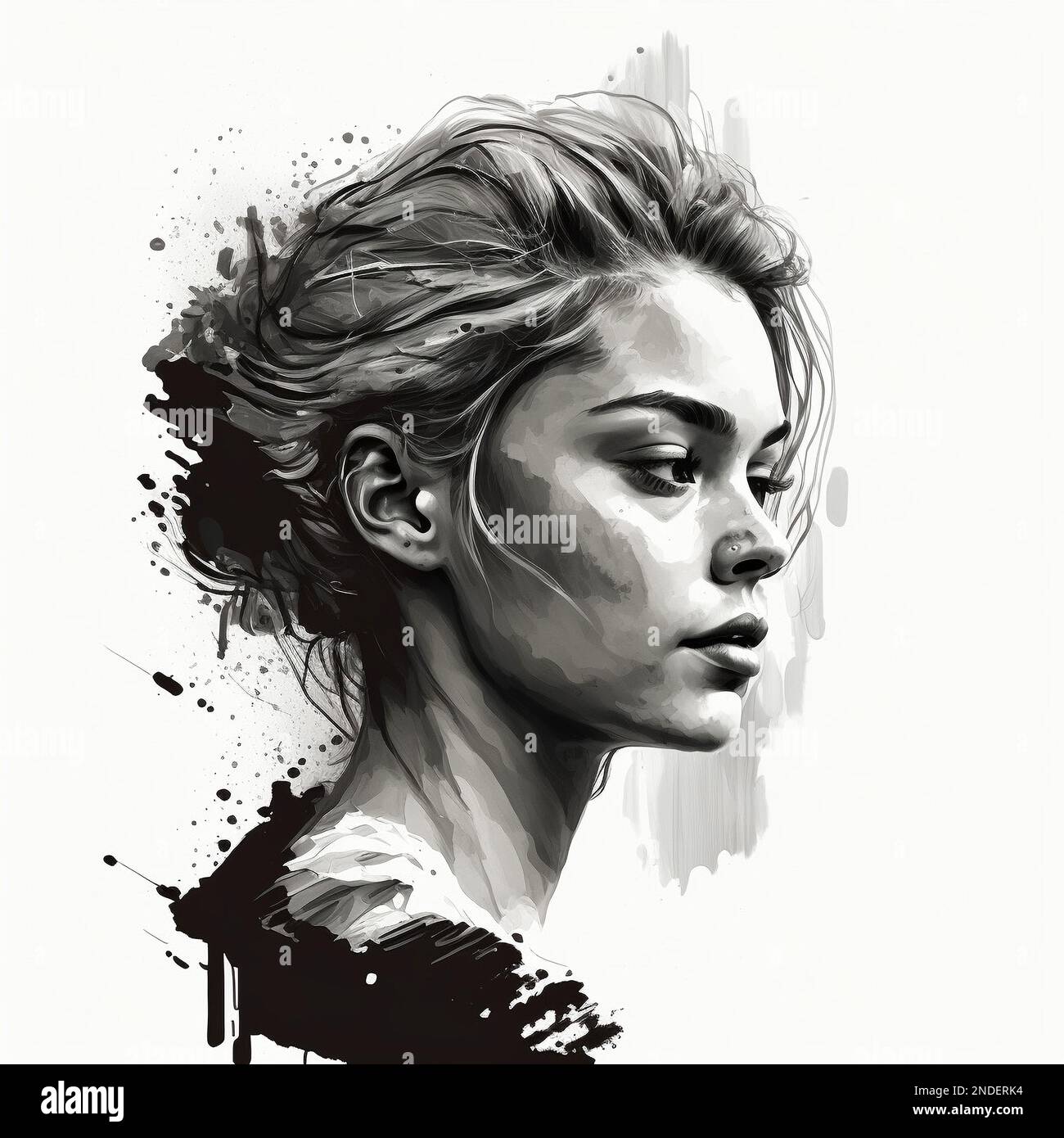 Uncolored art hi-res stock photography and images - Alamy