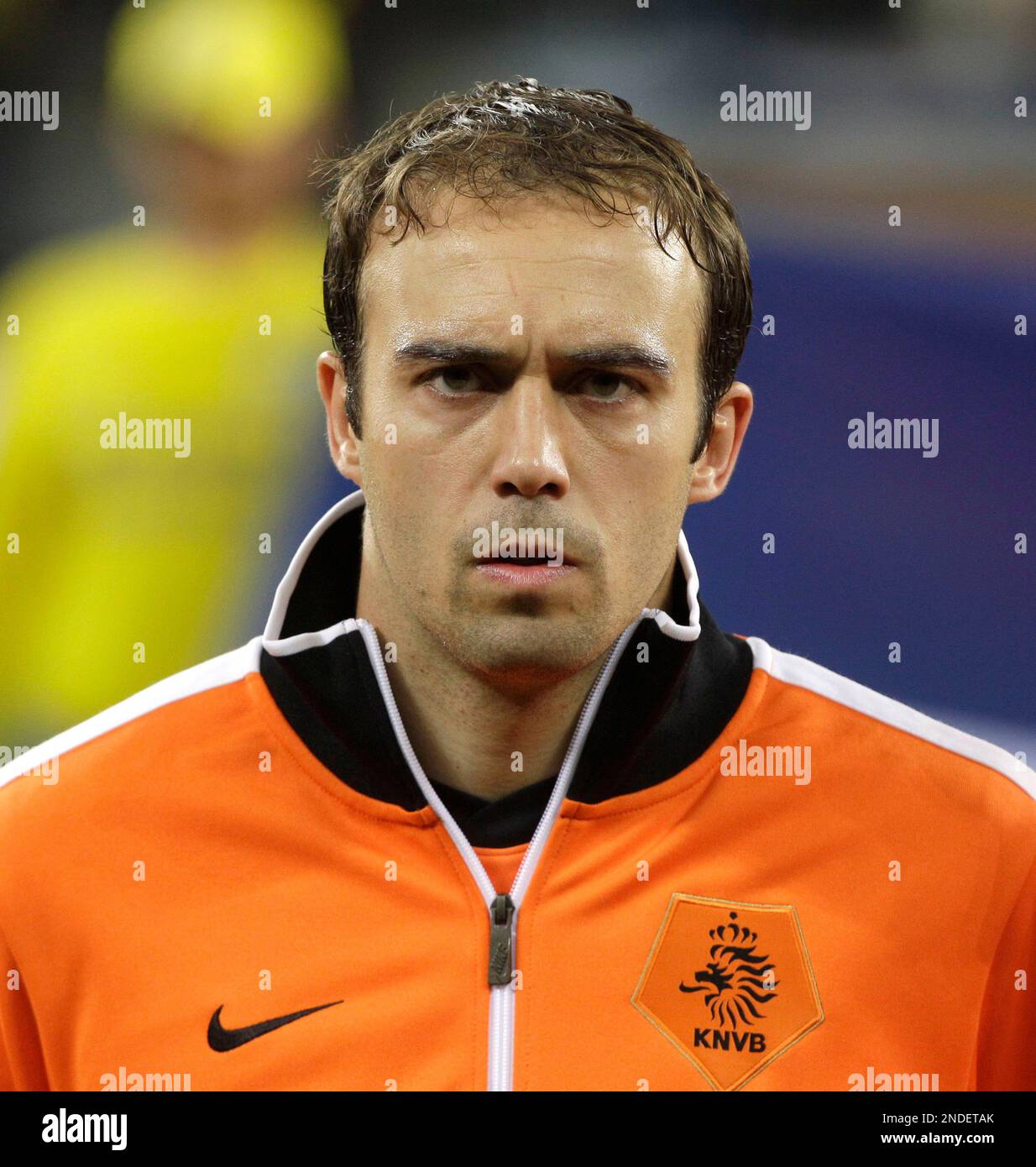 Netherlands' Joris Mathijsen during the World Cup semifinal soccer ...