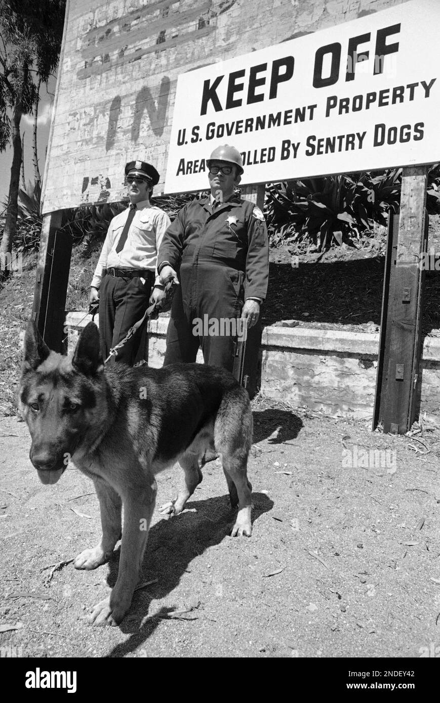 A United States police officer and an American Patrol Service dog ...