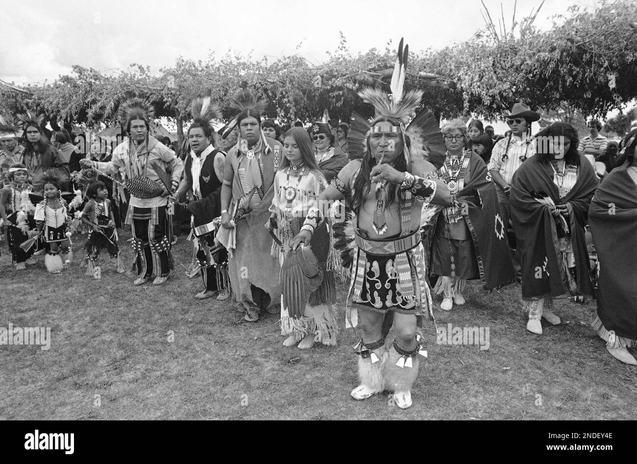 Native american smoking peace pipe hi-res stock photography and images ...