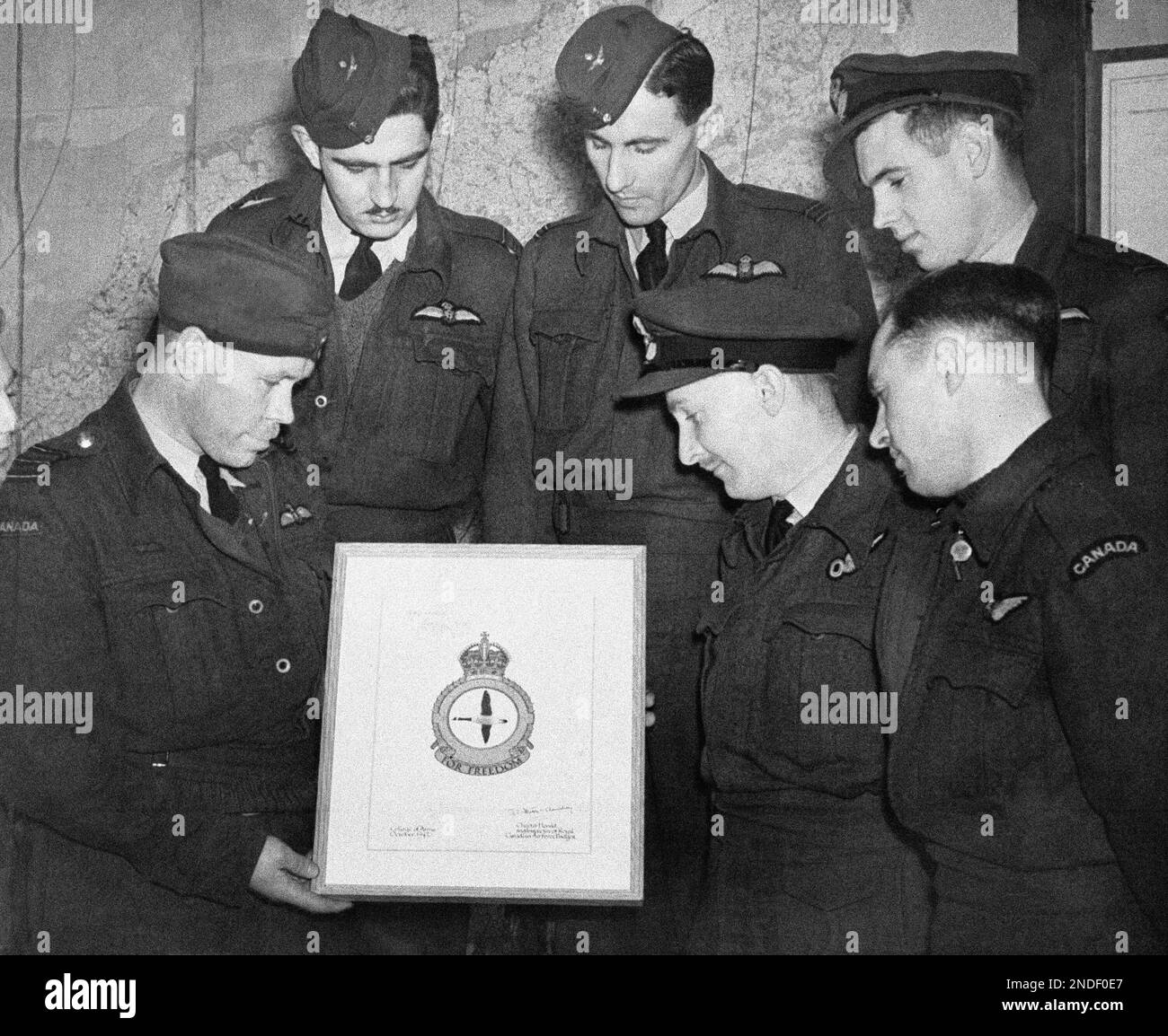 The first Royal Canadian Air Force bomber group ever to be formed came ...