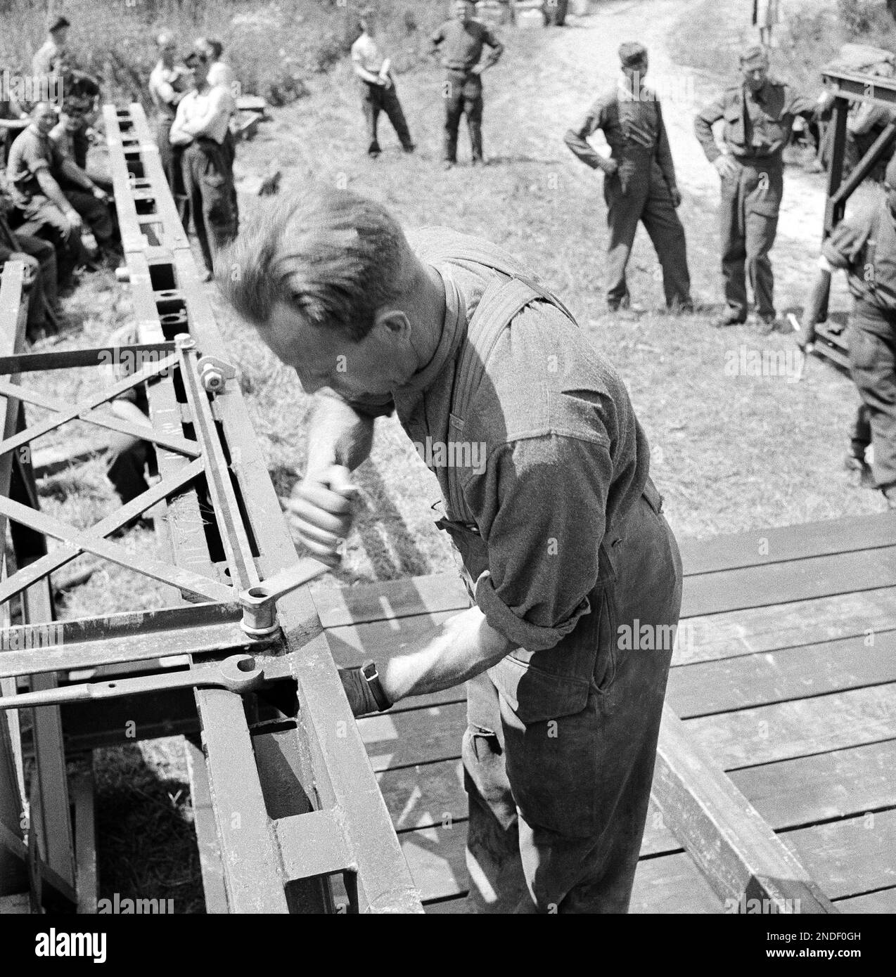 Engineers of the Canadian Army spent months prior to D-Day learning how ...