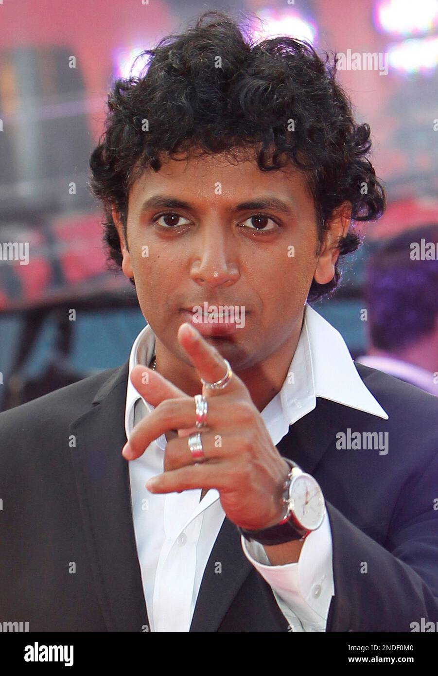 Director M. Night Shyamalan arrives for the Japan premiere for his 3D ...