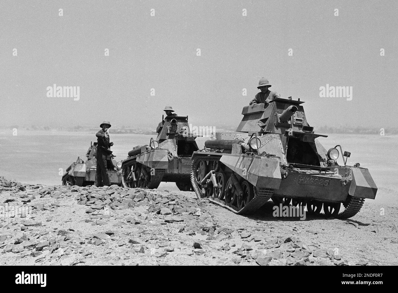 The 6th Battalions of the Royal Tank Corps carrying out manoeuvres in ...