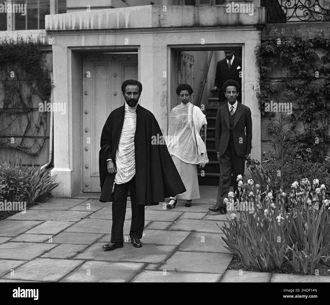 Haile Selassie I, exiled Emperor of Abyssinia, Emperor of Ethiopia ...