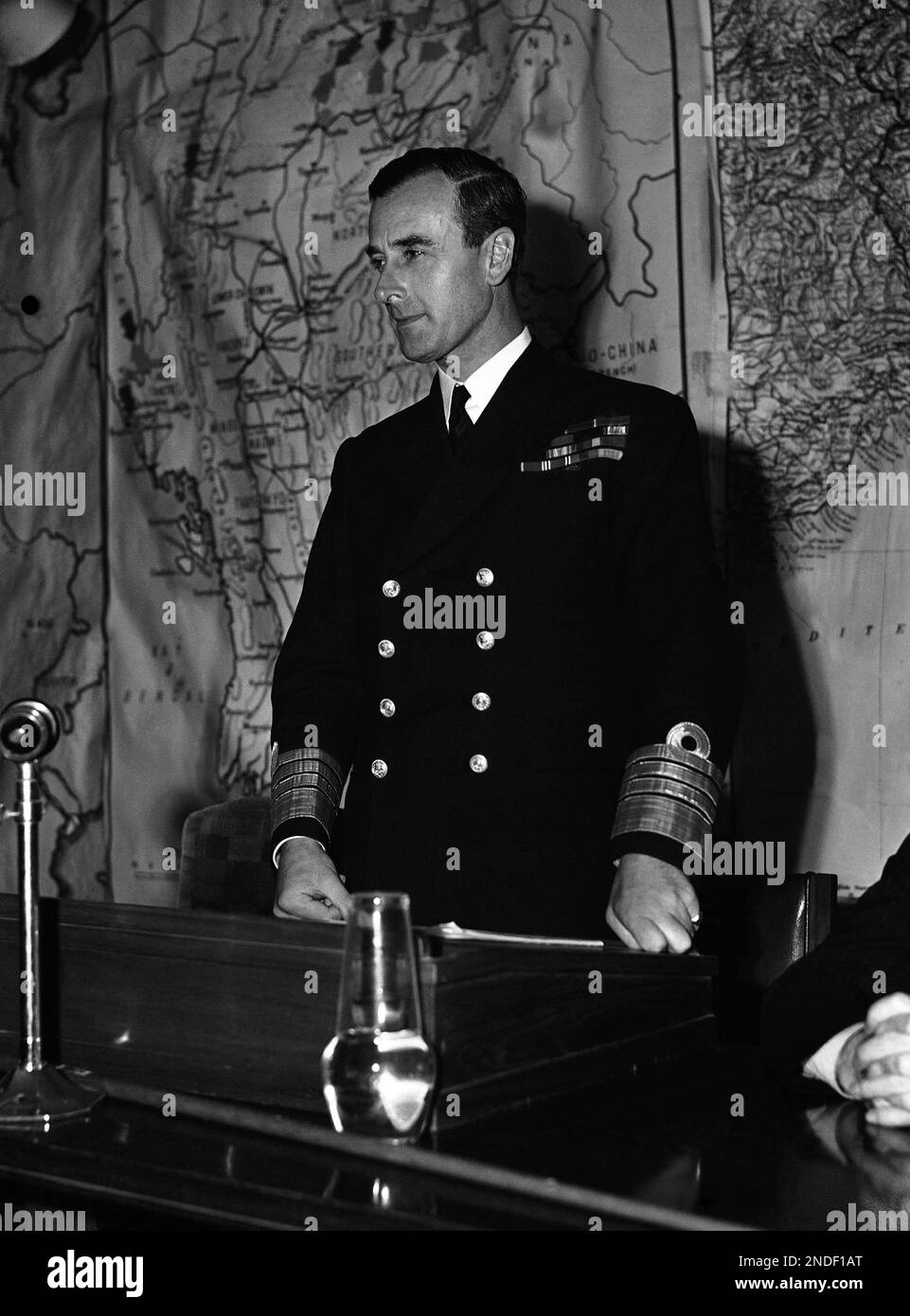 Lord Louis Mountbatten, Supreme Commander of the South East Asia ...