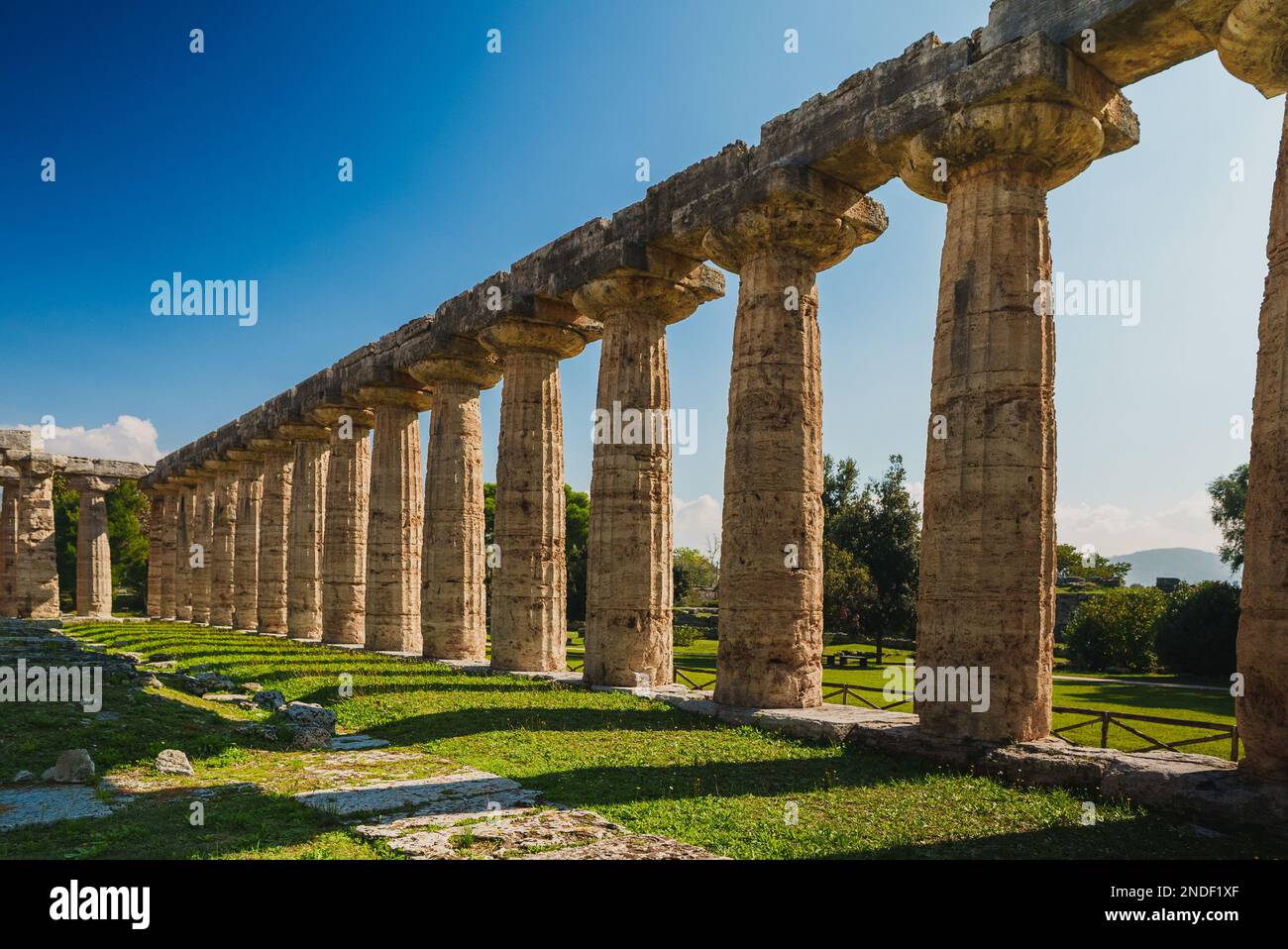 First temple of Hera in Paestum, Italy Stock Photo - Alamy