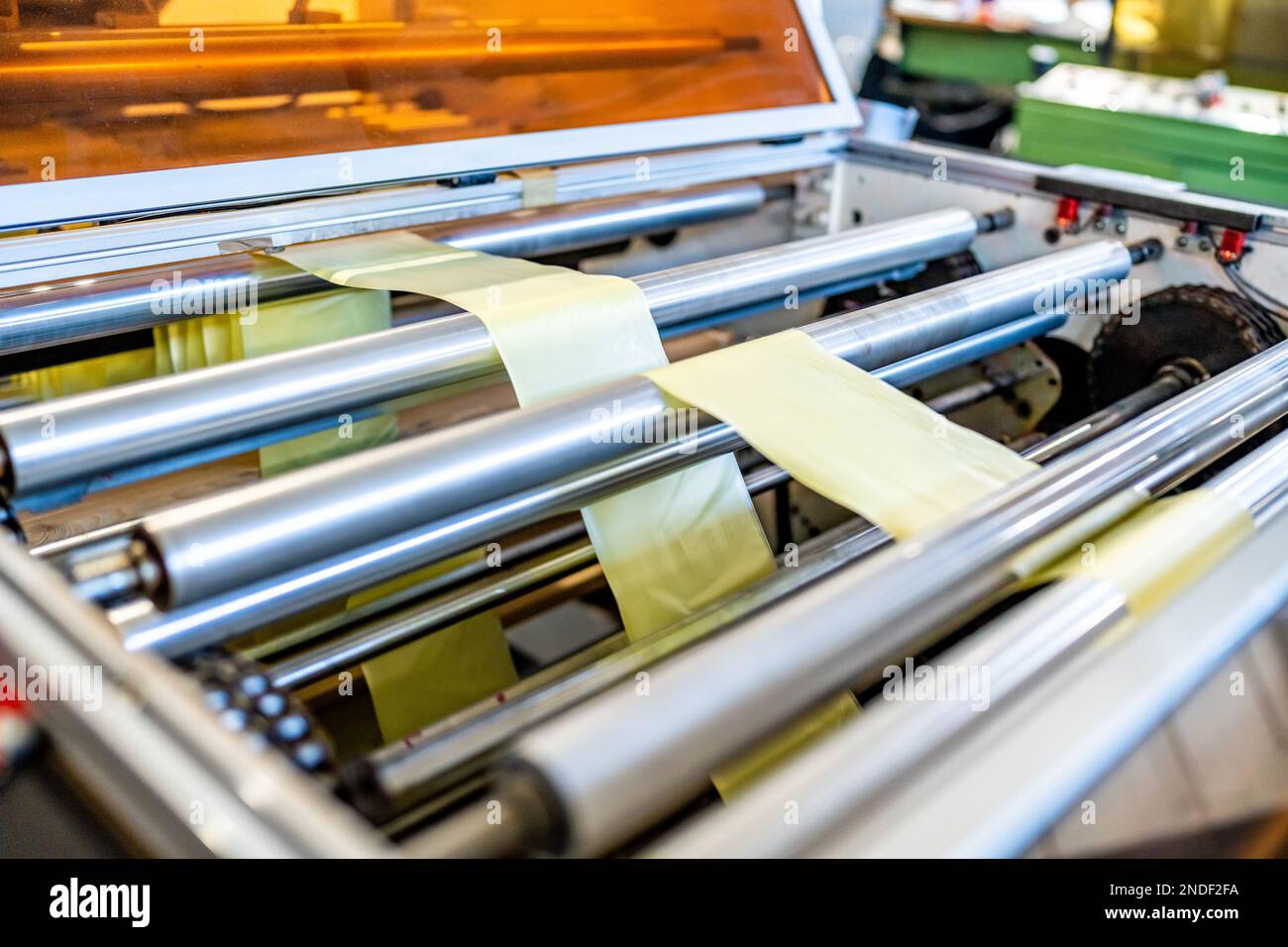 production of plastic bags in the factory Stock Photo - Alamy