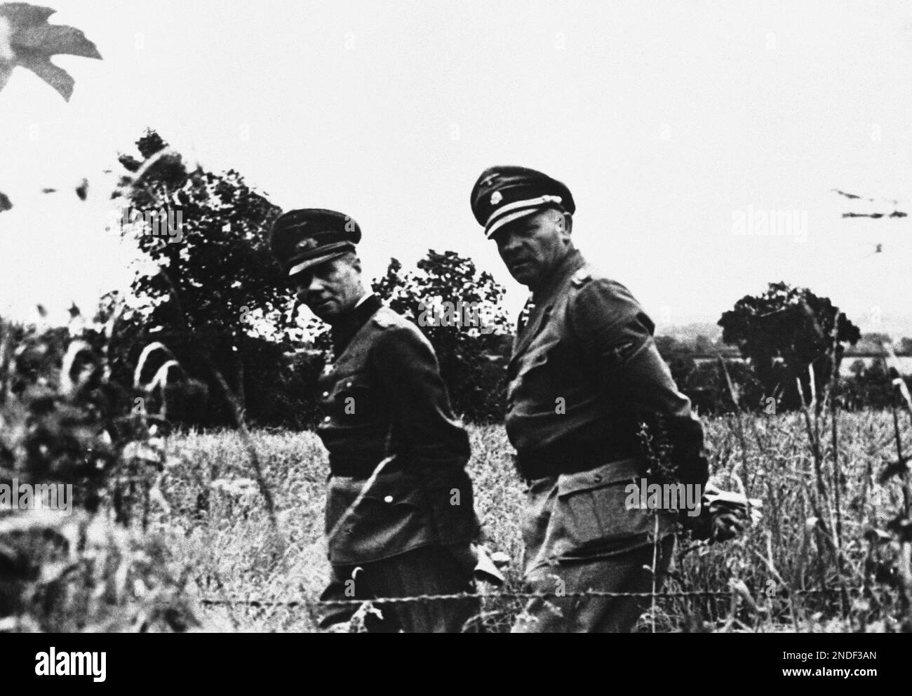 This picture was taken during a recent visit made by Sepp Dietrich ...