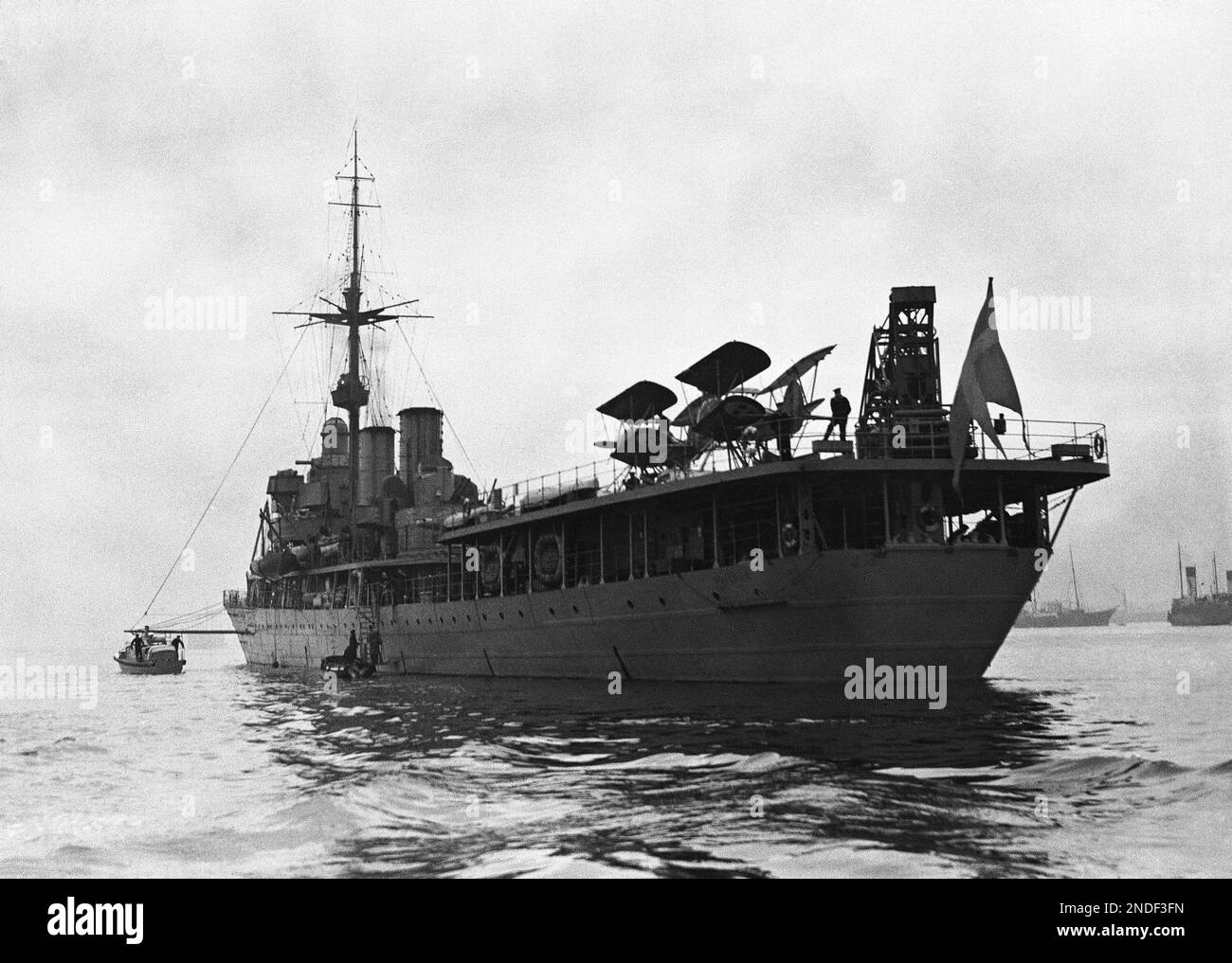 HMS Gotland, the Swedish combined cruiser and seaplane carrier now ...