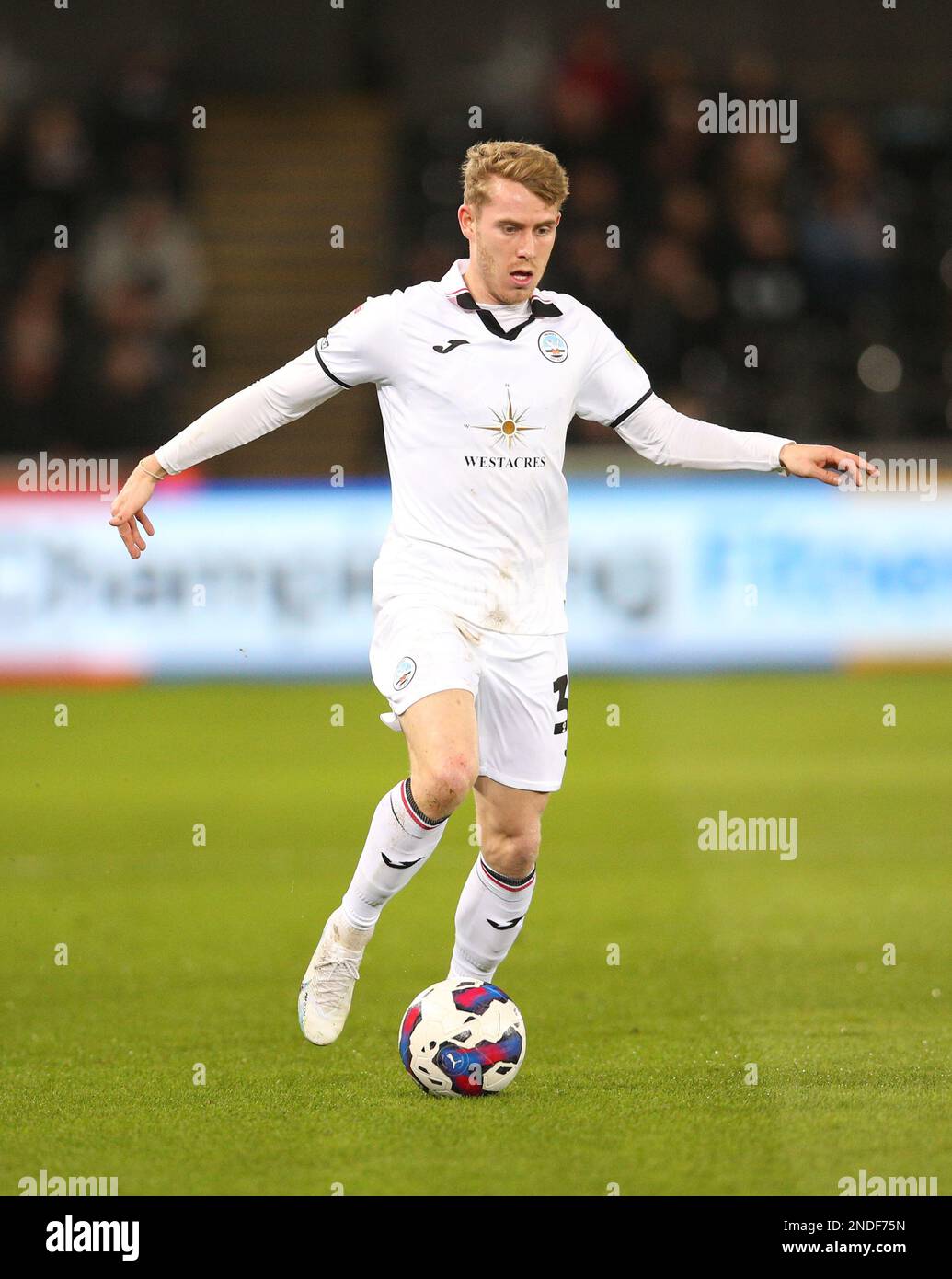 Swansea City's Oli Cooper during the Sky Bet Championship match at the ...