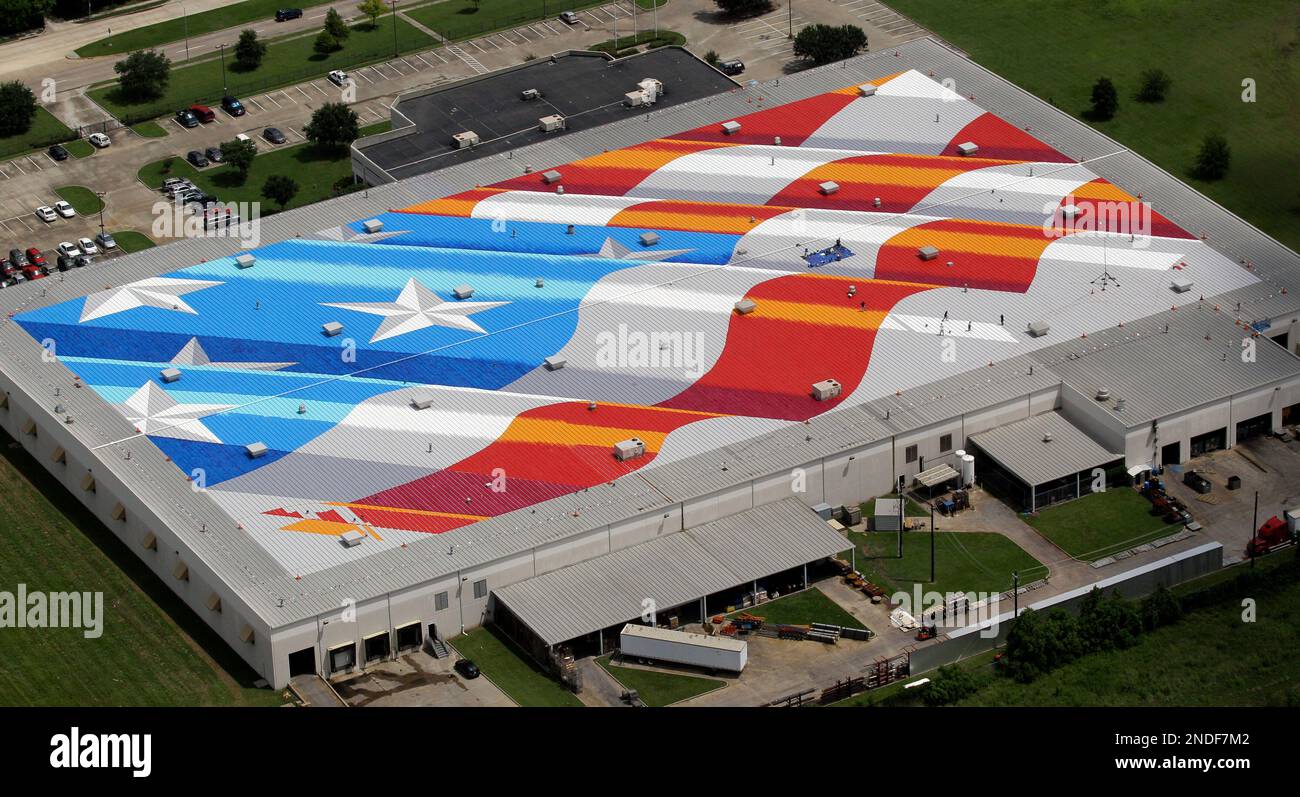The roof of Lamons Gasket Company is shown Saturday, July 3, 2010 in ...