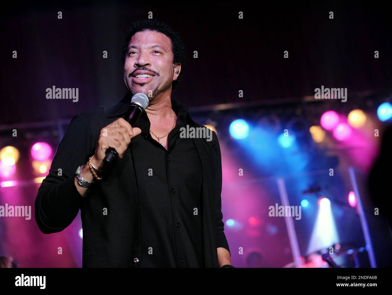 Singer Lionel Richie performs at the gala opening of The Greenbrier ...