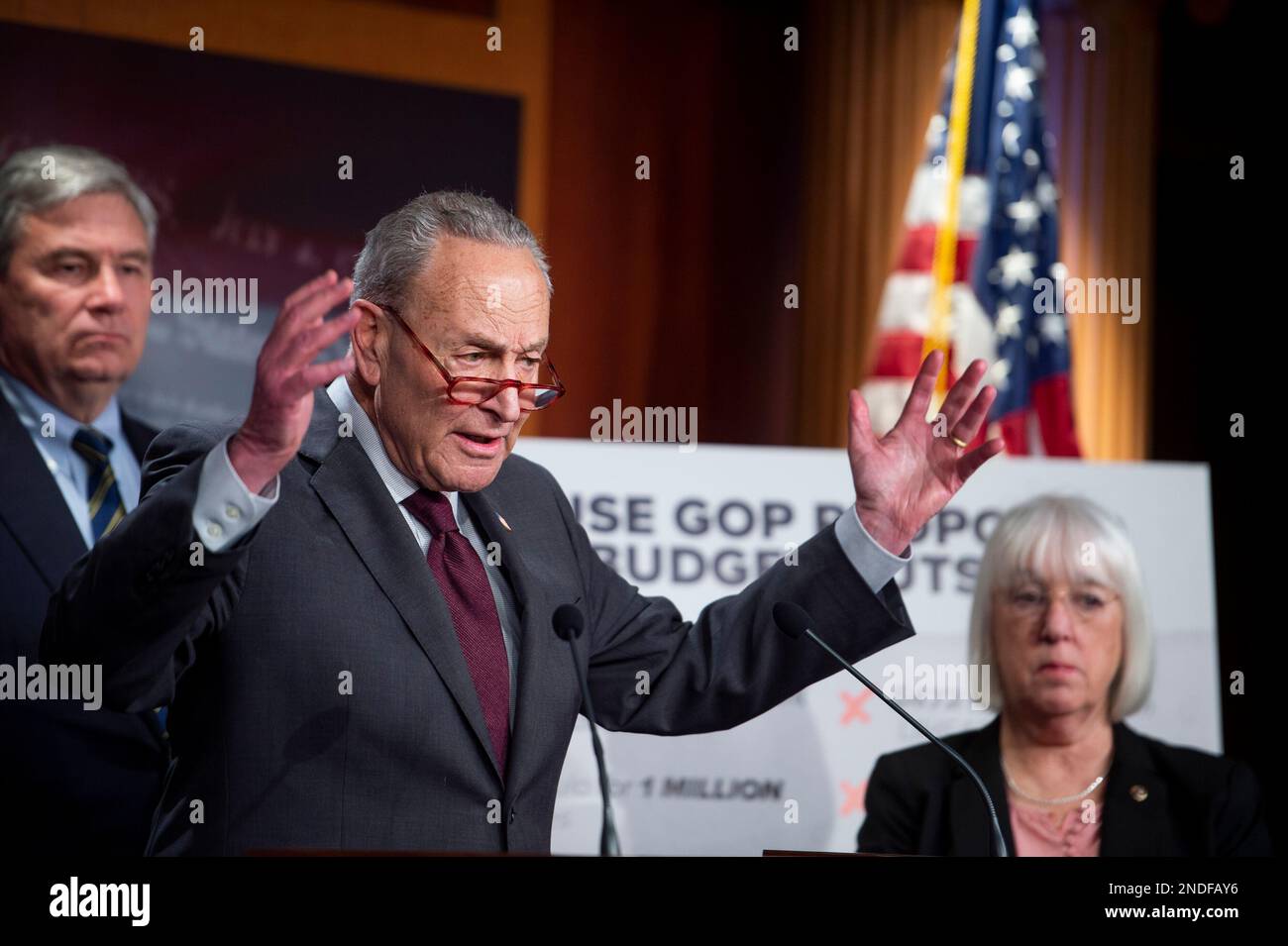 United States Senate Majority Leader Chuck Schumer (Democrat of New ...