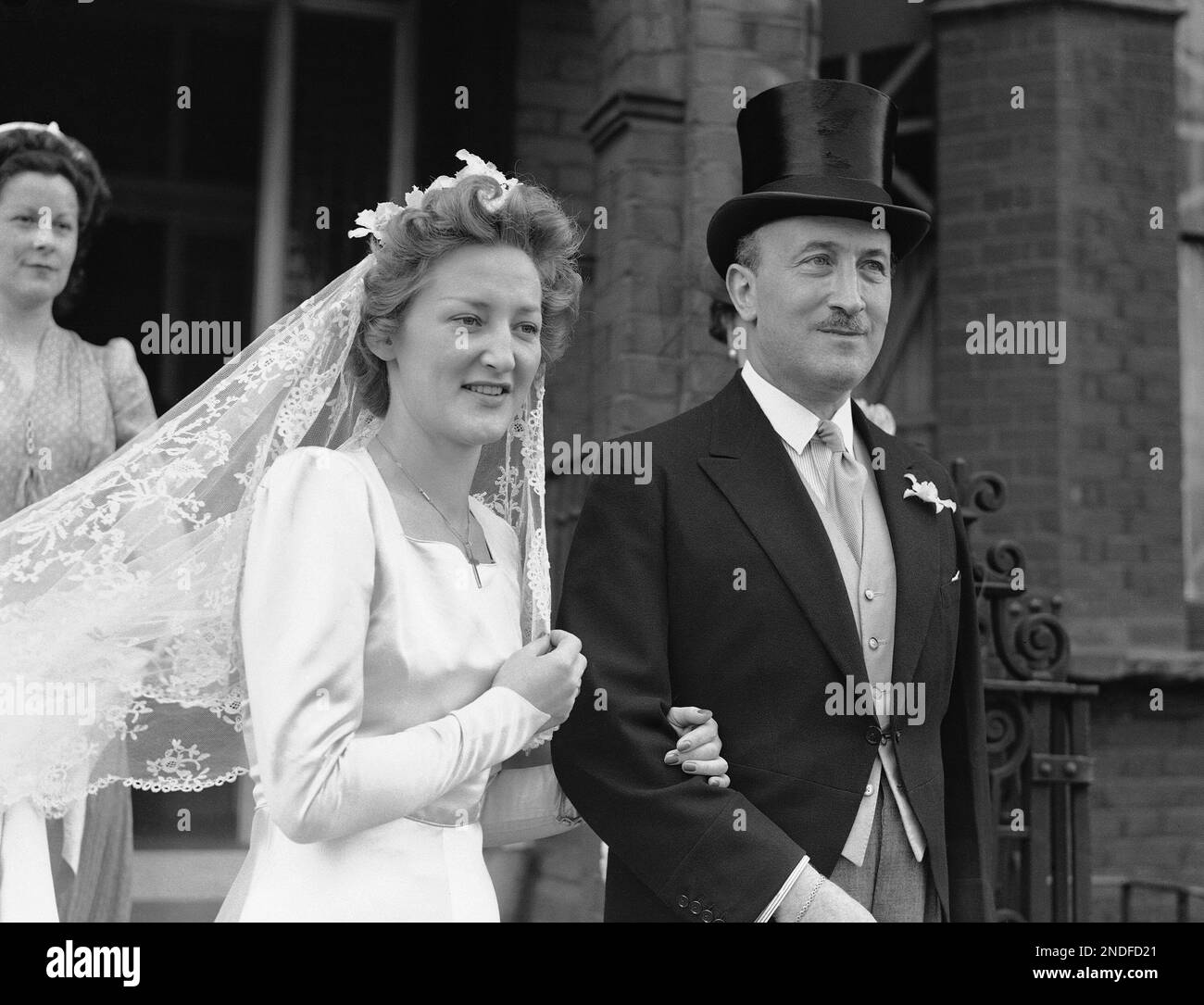 The wedding of Princess Irena Oblensky and Major E. Beddington Behrens ...