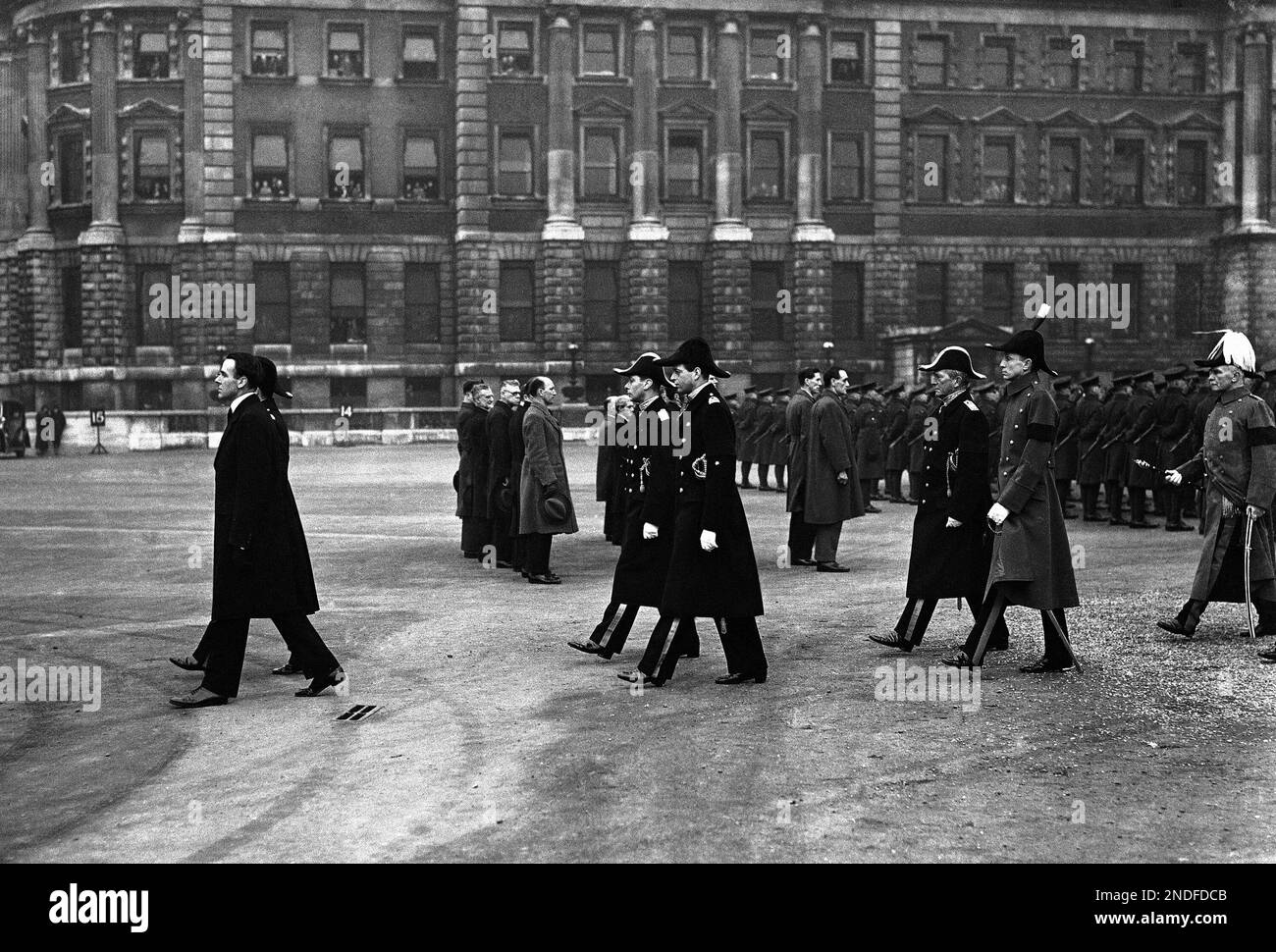 Britain's Prince Albert, The Duke of York, centre rear, and Prince ...