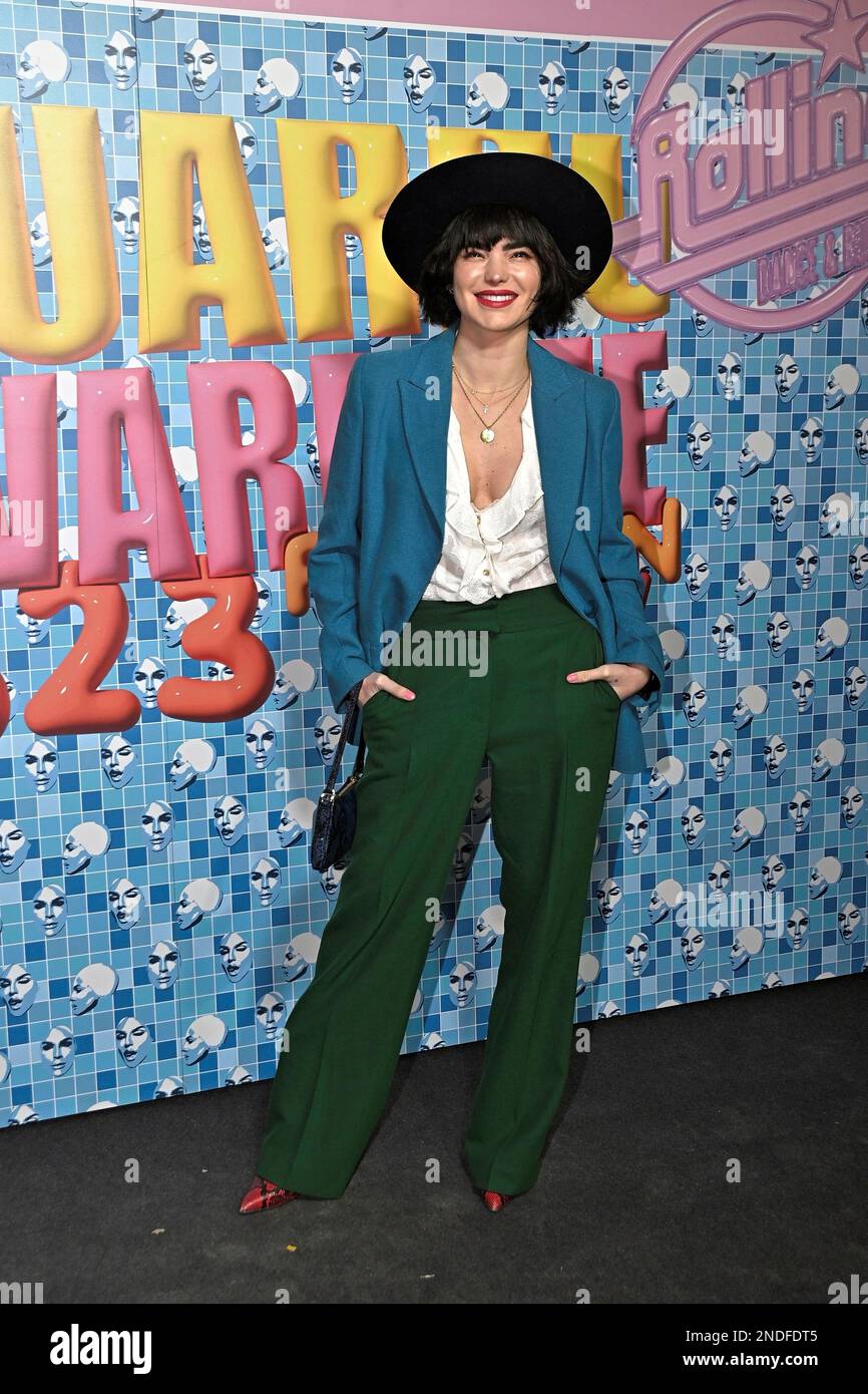 Paloma González attends the fashion show where Eduardo Navarrete ...