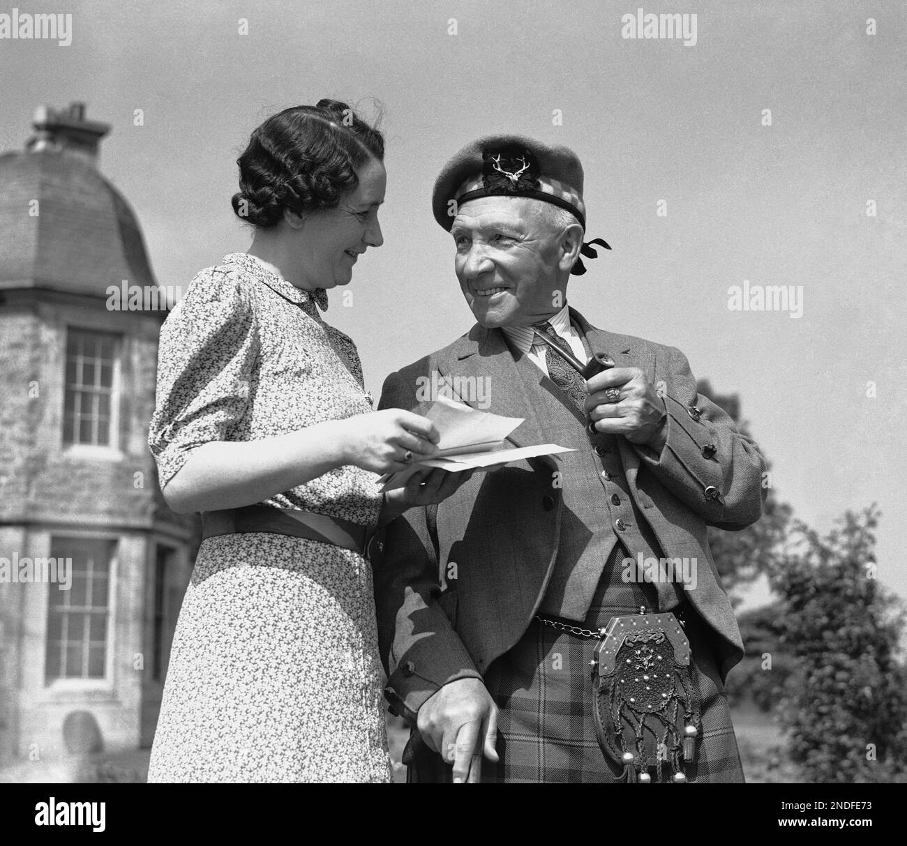 Scottish Music hall singer and comedian Sir Harry Lauder, who is ...
