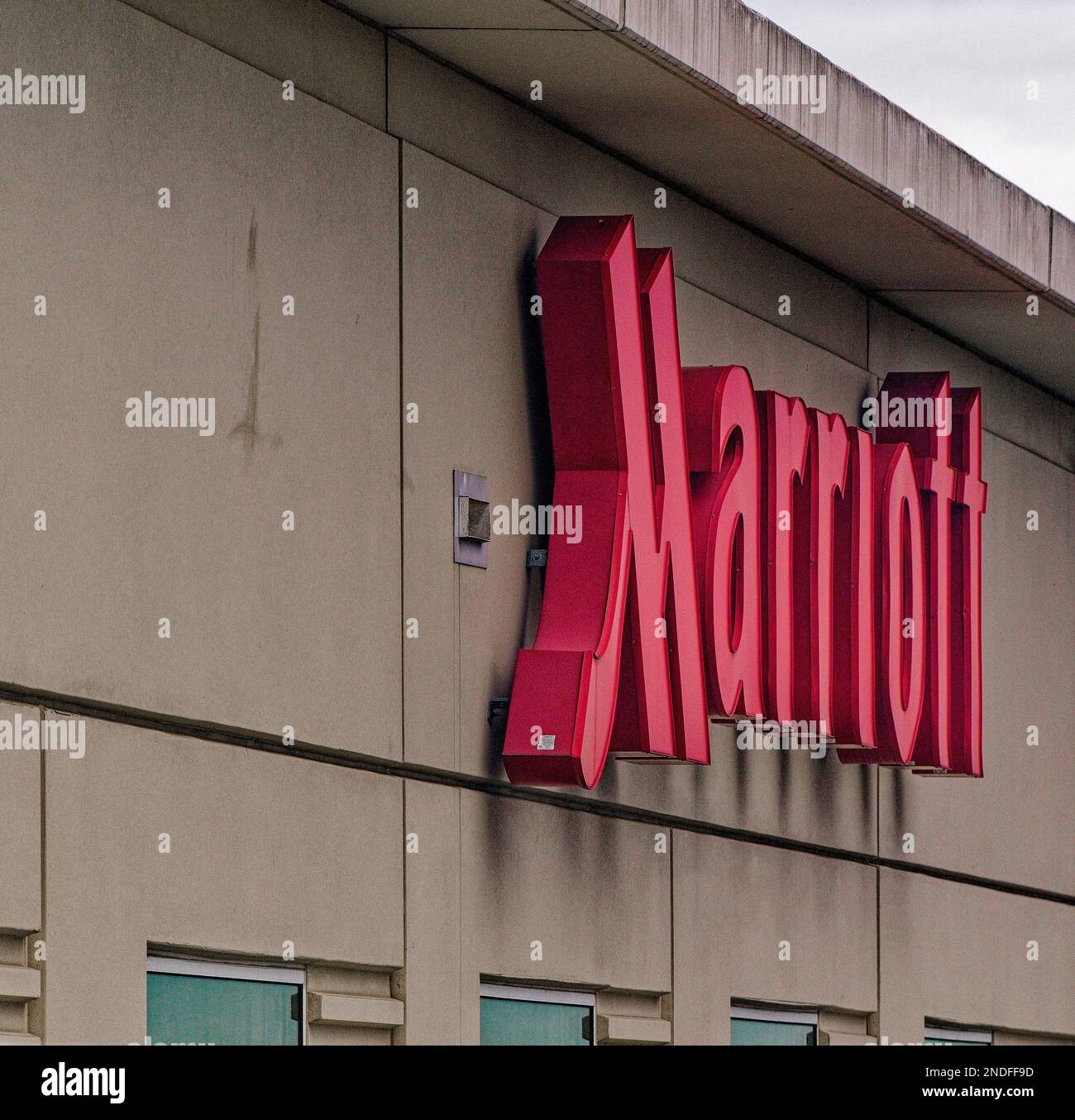 ATLANTA, GEORGIA - December 12, 2022: Marriott International is an ...