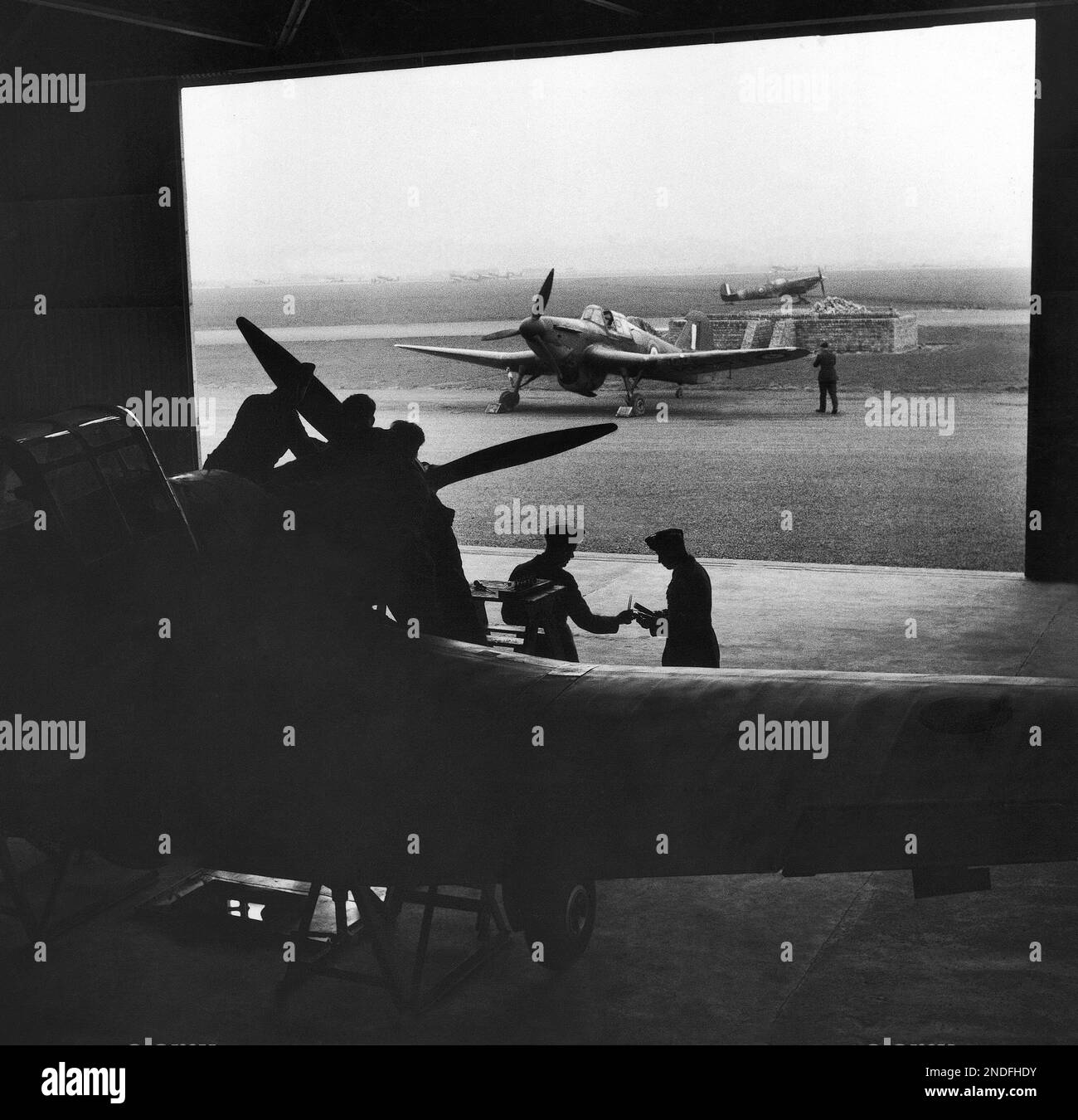 This is how a Royal Air Force station somewhere in Scotland, May 10 ...