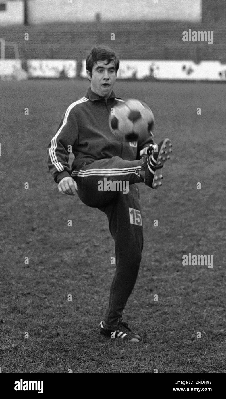 Bernd Patzke, full back of Herta BSC soccer team of West Germany and of ...