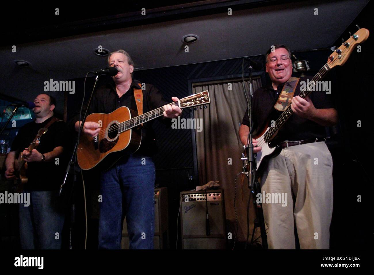 In this June 22, 2010 photo, Judge Matthew D'Emic, right, plays a gig ...
