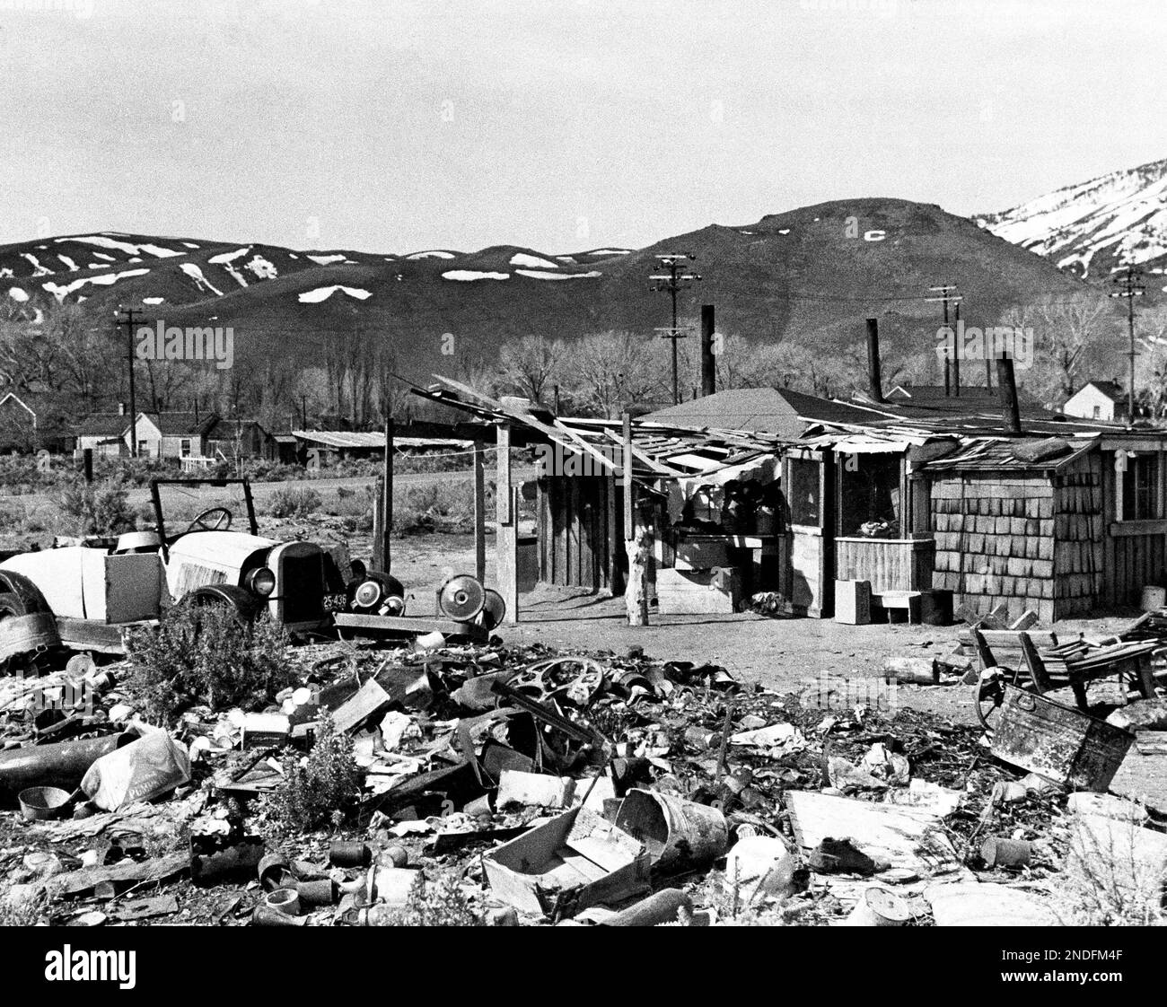 This is typical of Indian homes around Carson City, Nevada, Jan. 14 ...