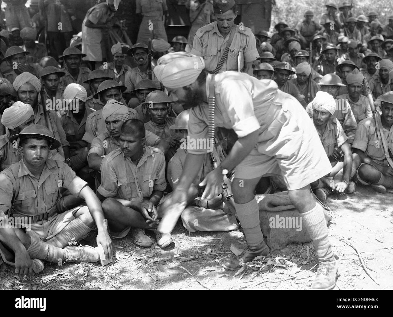 Indian troops were issued one piece of soap for a week for laundry and ...