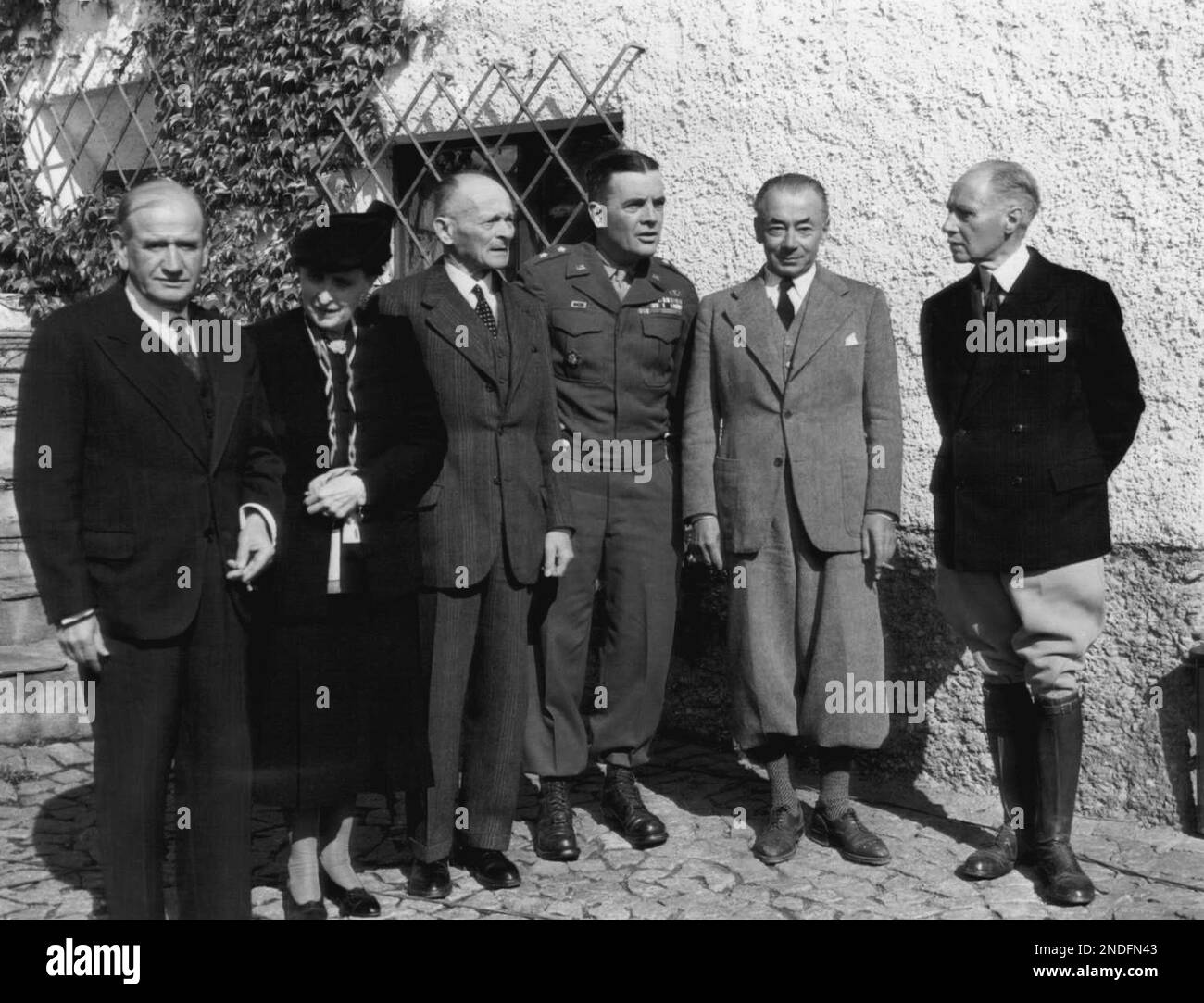 Major General Anthony B. McAuliffe, commander of the U.S. 103rd ...