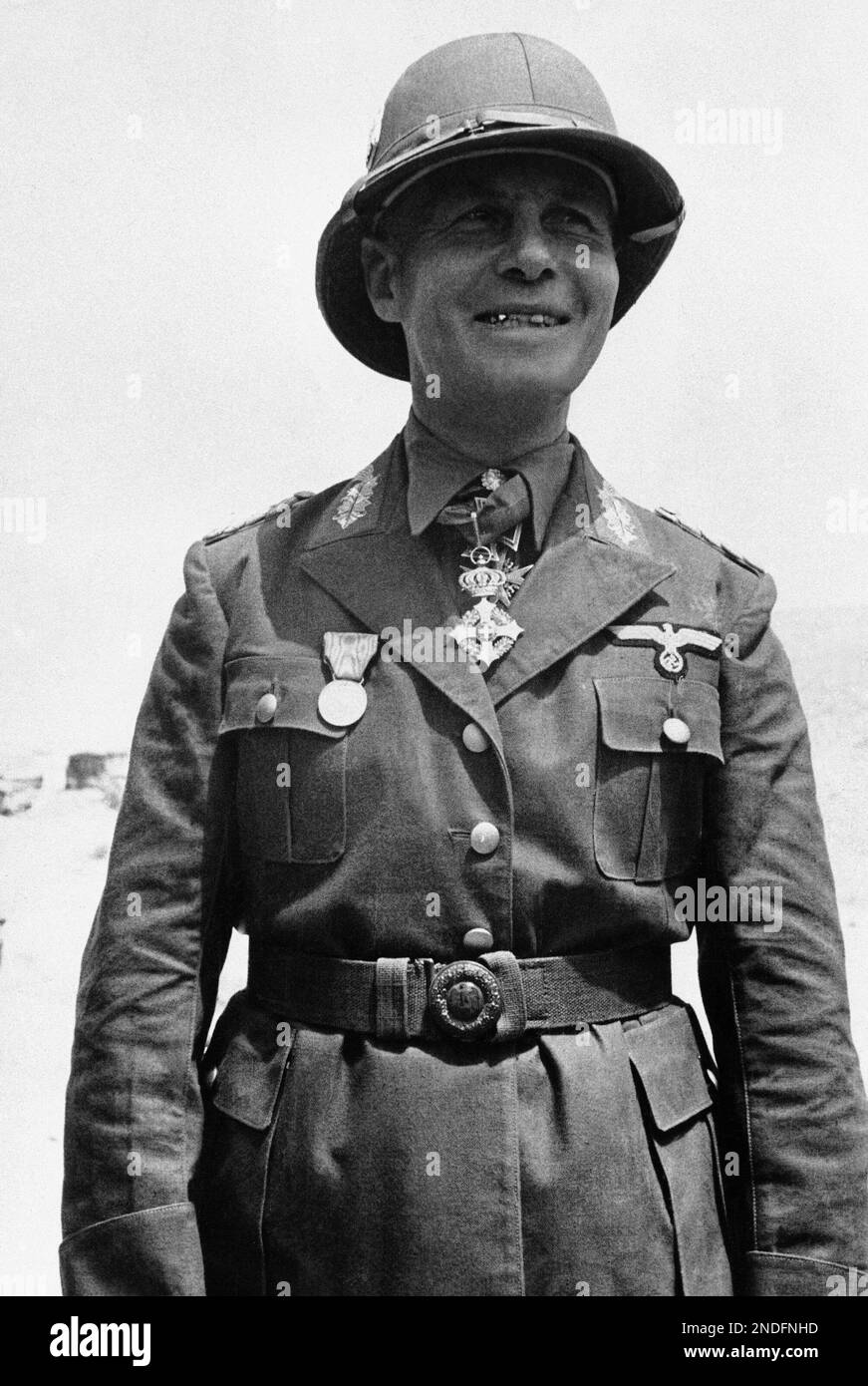 General Erwin Rommel, German commander in the western desert, Jan. 5 ...
