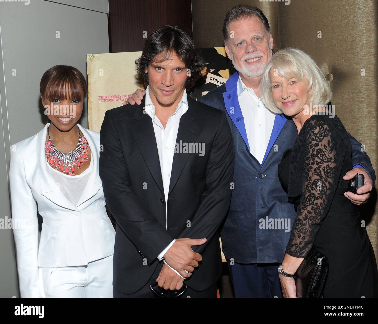 From left, actress Elise Neal, actor Sergio Peris-Mencheta, director ...