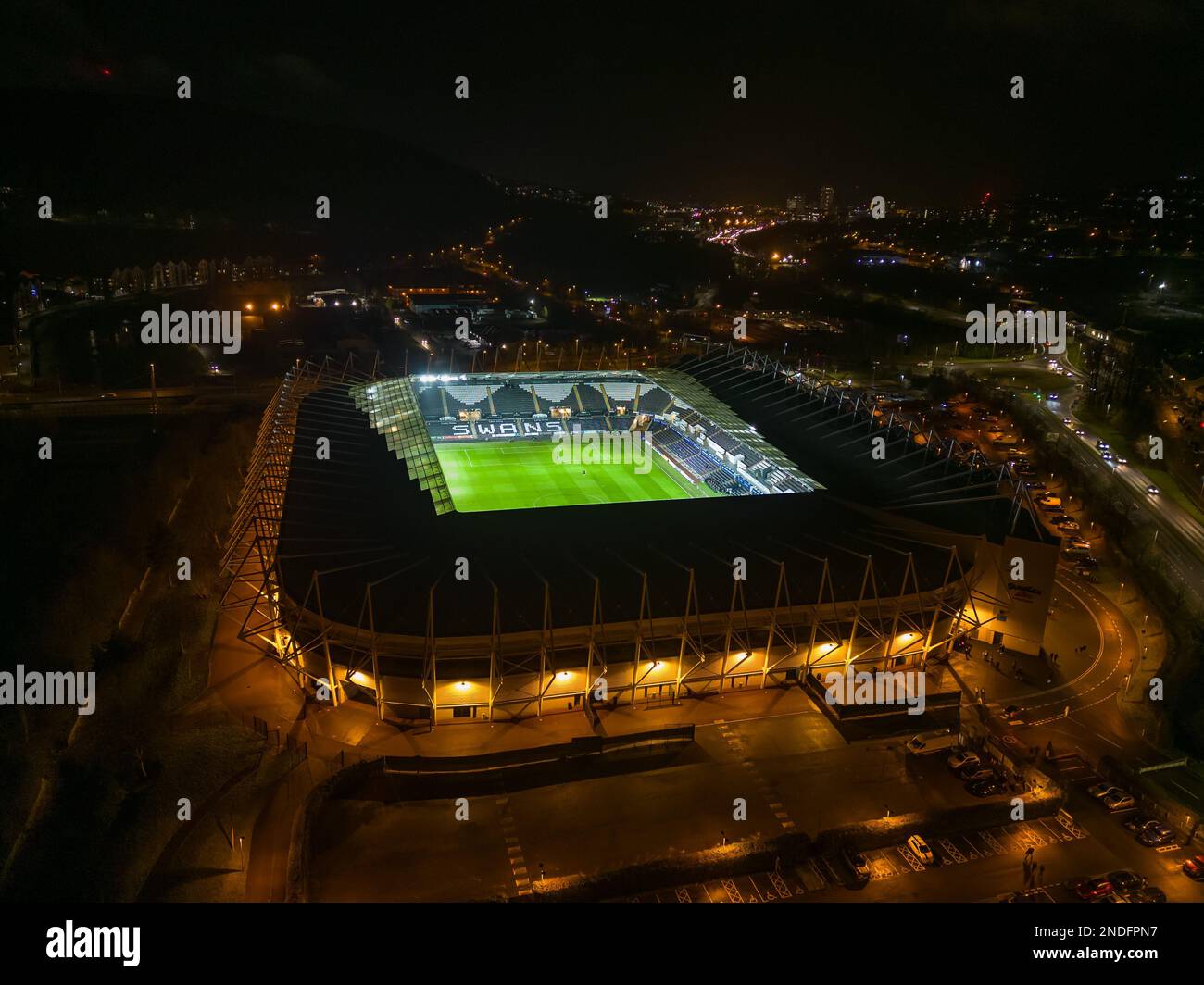 Aerial view of blackpool football stadium hi-res stock photography and ...