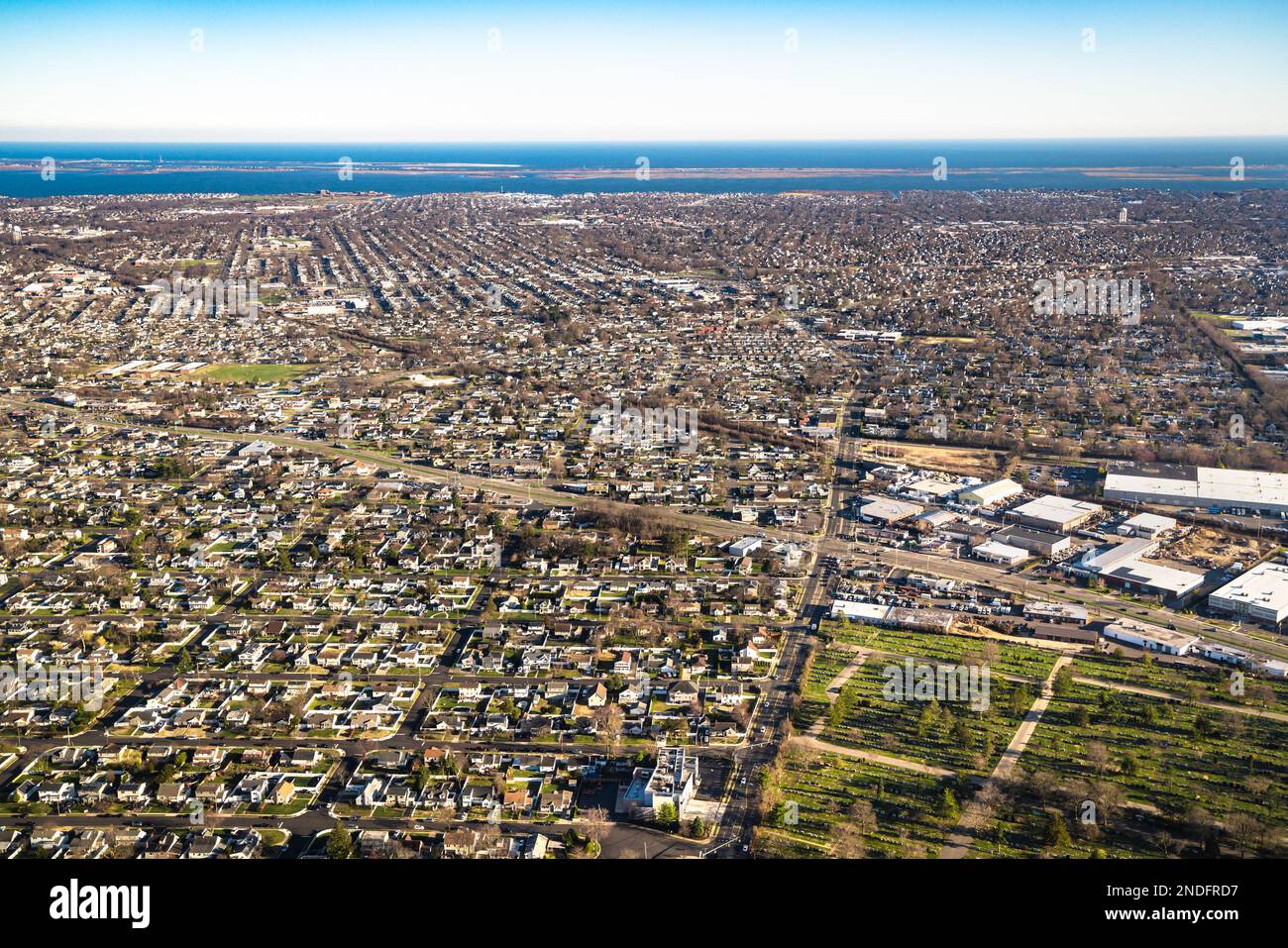 Long island aerial houses hi-res stock photography and images - Alamy