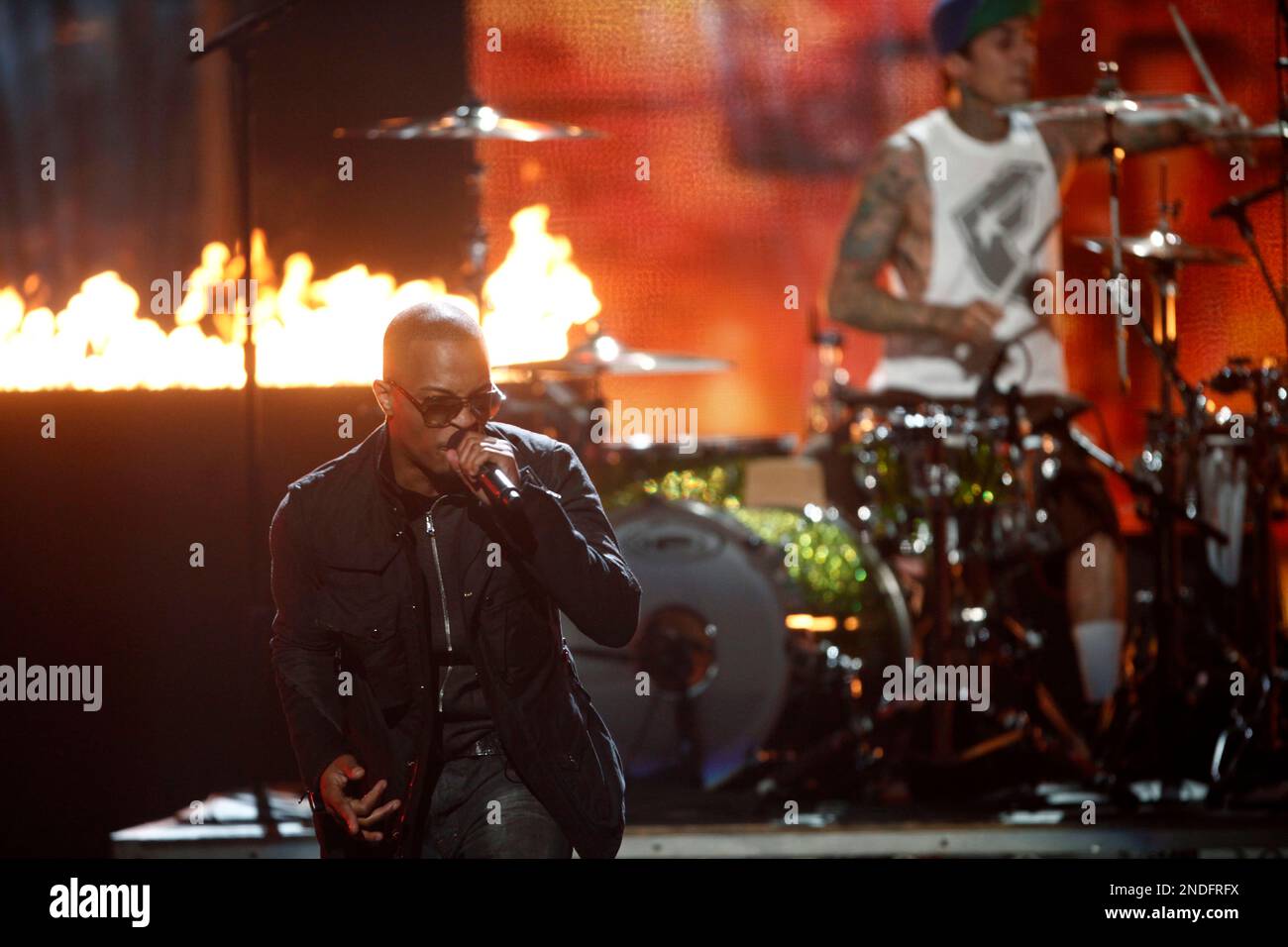 T.I. performs "Yeah Ya Know" at the BET Awards on Sunday, June 27, 2010 ...