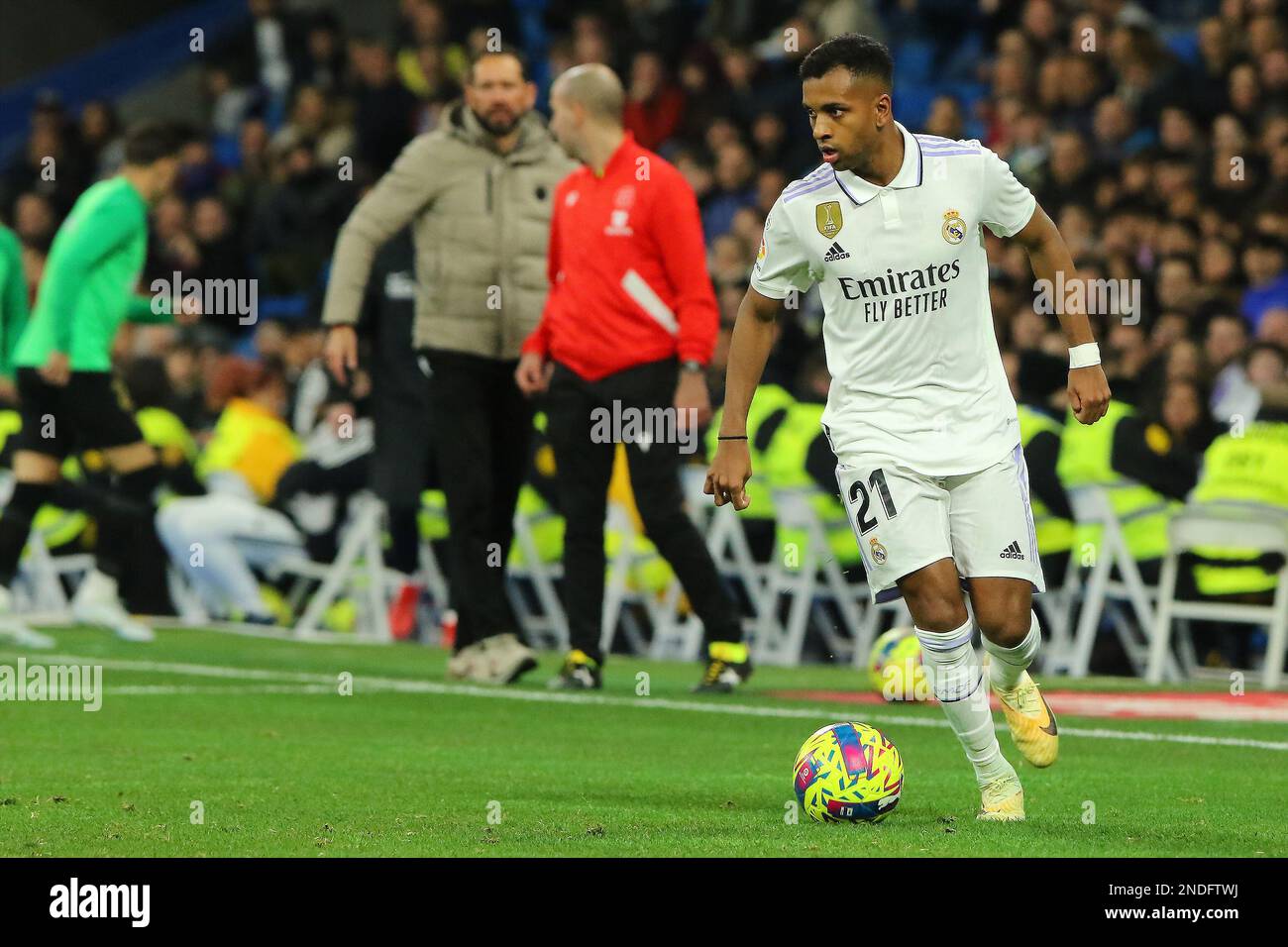 Real Madrid´s Rodrygo in action during La Liga Match Day 21 between ...