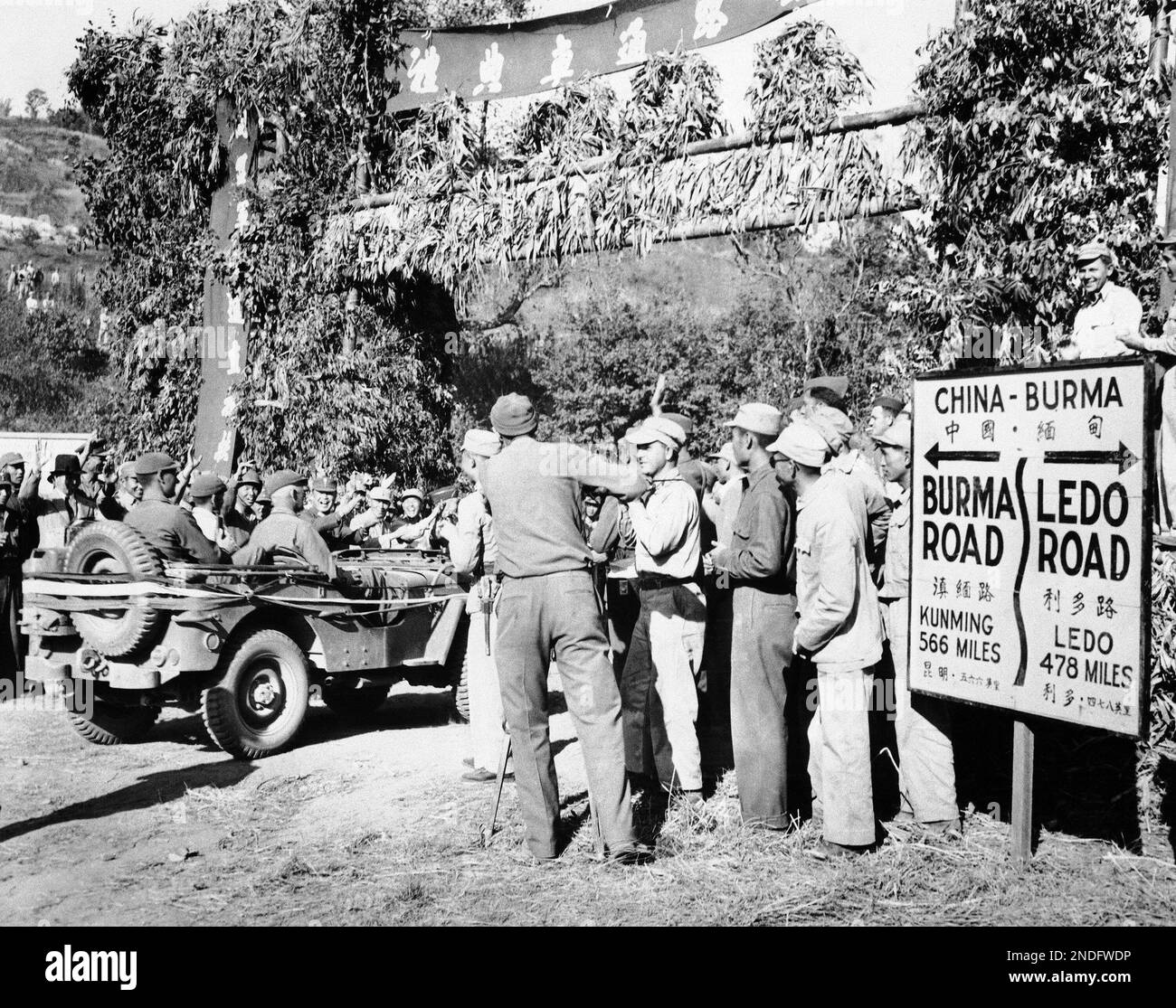 Brig. Gen. Lewis B. Pick, commander and chief engineer of the Ledo Road ...