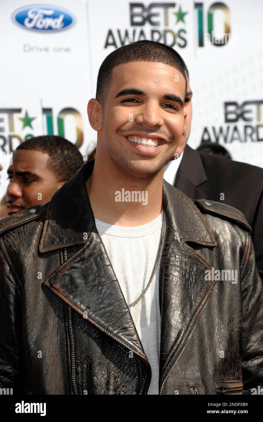 Aubrey Graham, also known as Drake, arrives at the BET Awards on Sunday ...